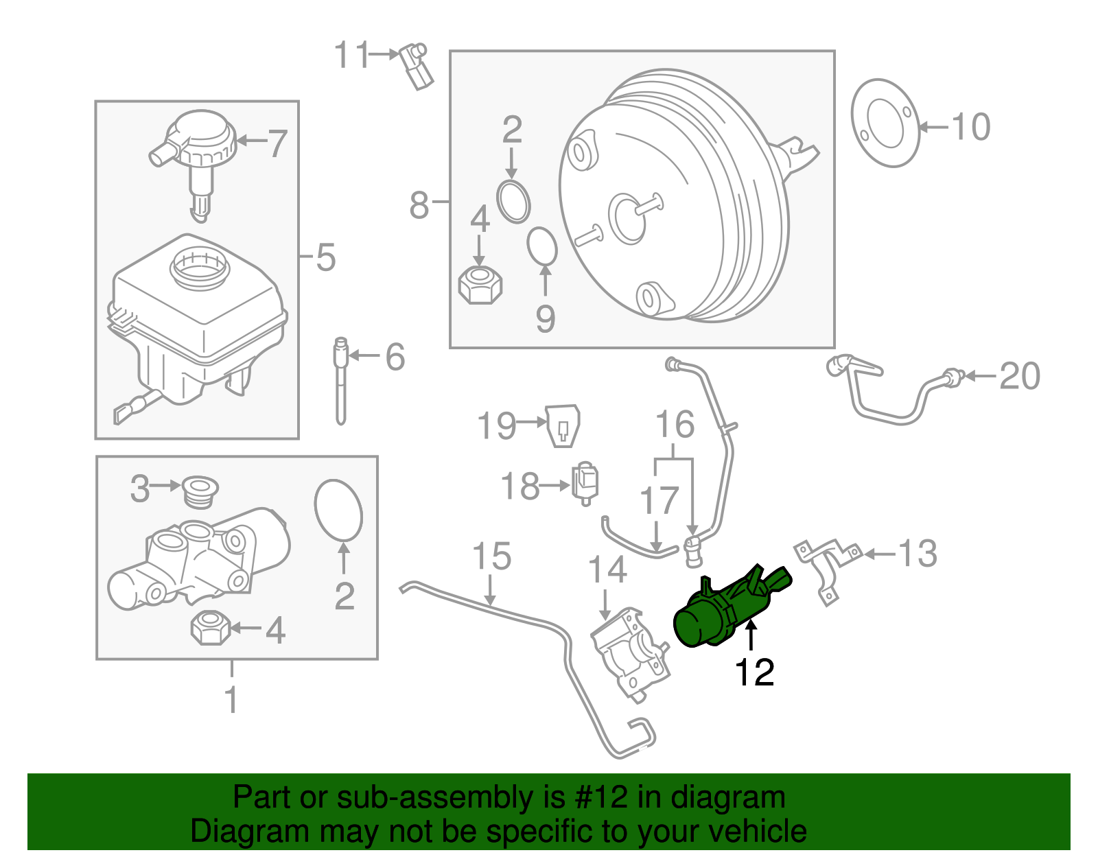 2016-2021 BMW Vacuum Pump 34336860881 | OEM Parts Online