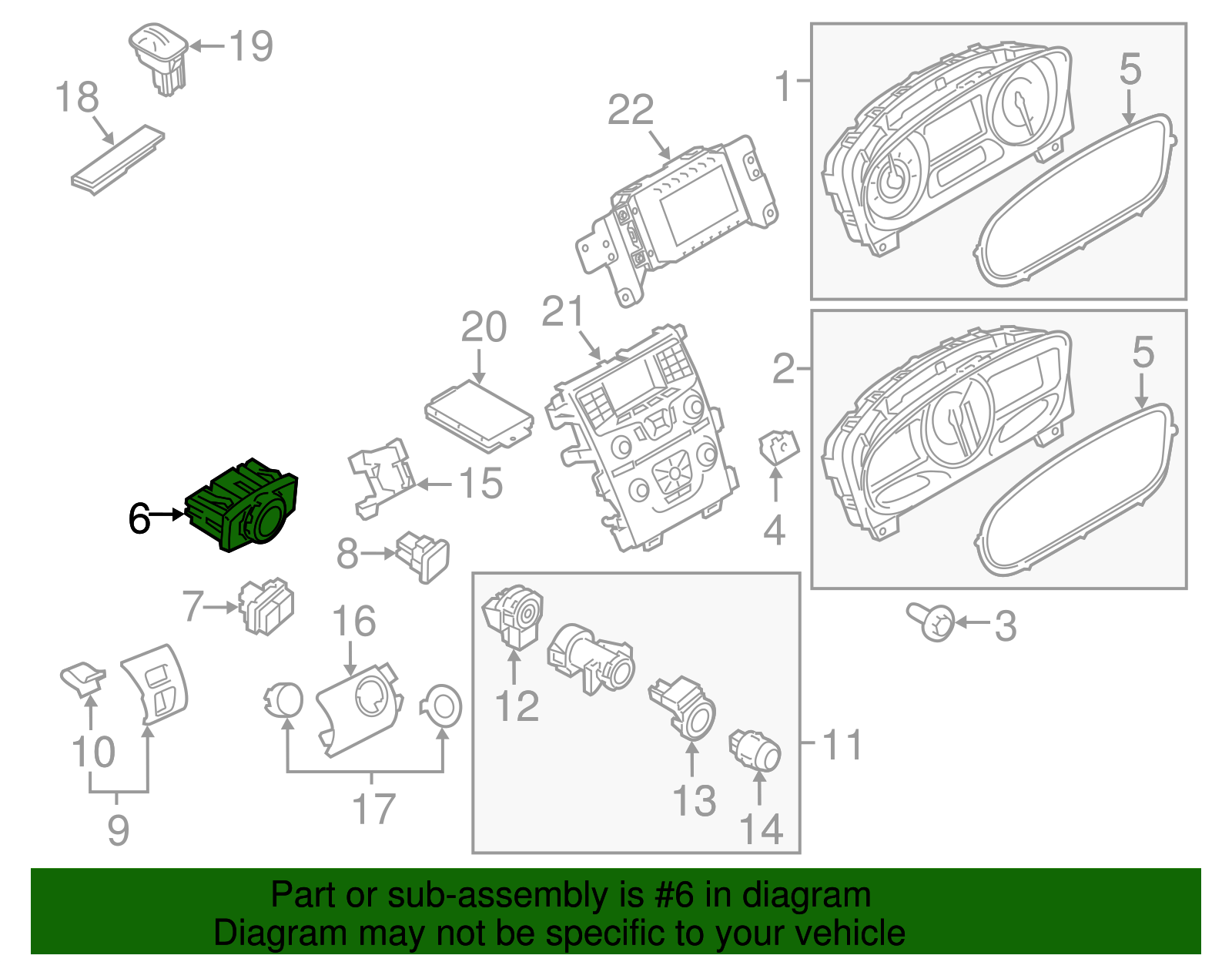SW-6805 - Motorcraft™ Headlight Switch | Dealer Auto Parts