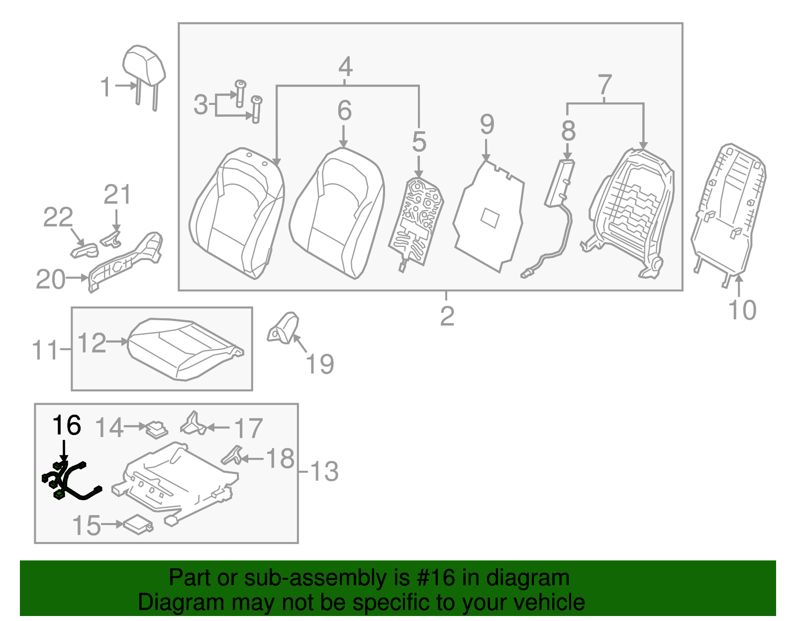 Hyundai - 88640-G3050 - Wire Harness - 2018-2020 Hyundai Elantra GT ...