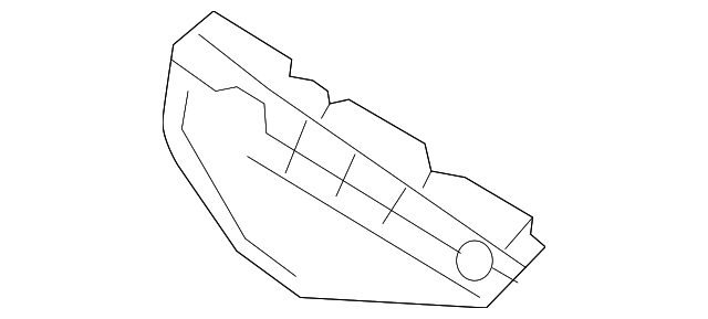 2012-2017 Toyota Prius C Side Retainer 52536-52110 | OEM Parts Quick