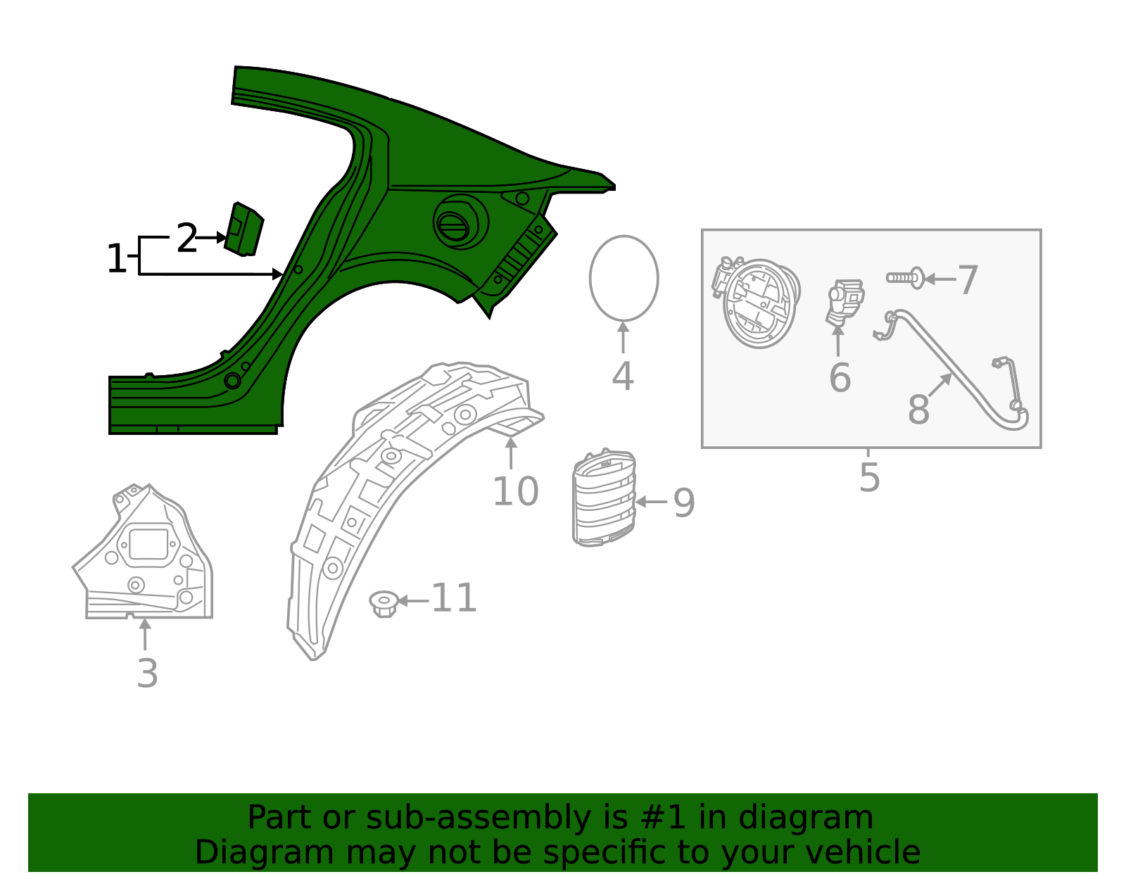 2019-2025 Mazda 3 Quarter Panel BDYS-71-410 | RealMazdaParts.com