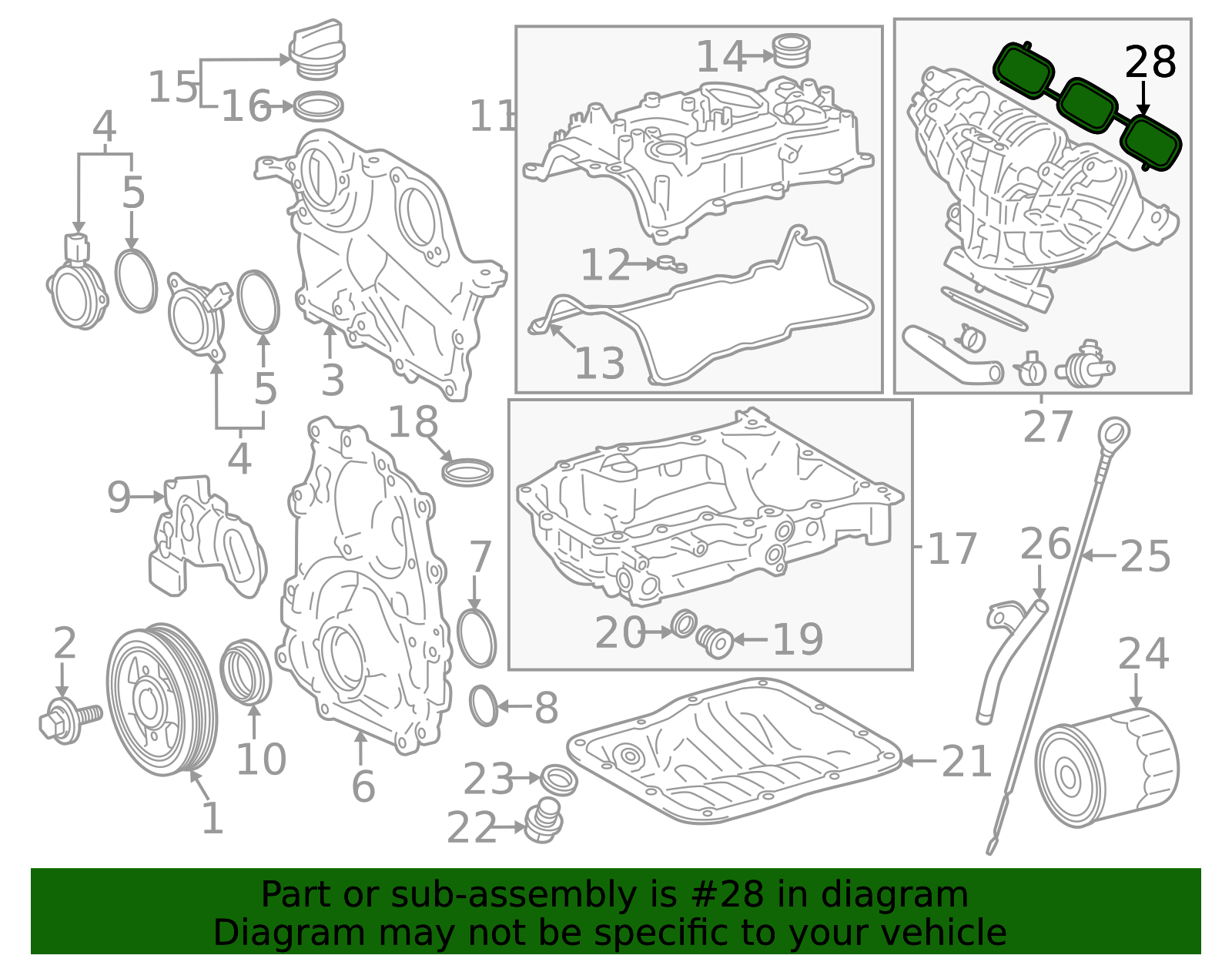 17171-18010 - 2023-2024 Toyota GR Corolla - Intake Manifold Gasket ...