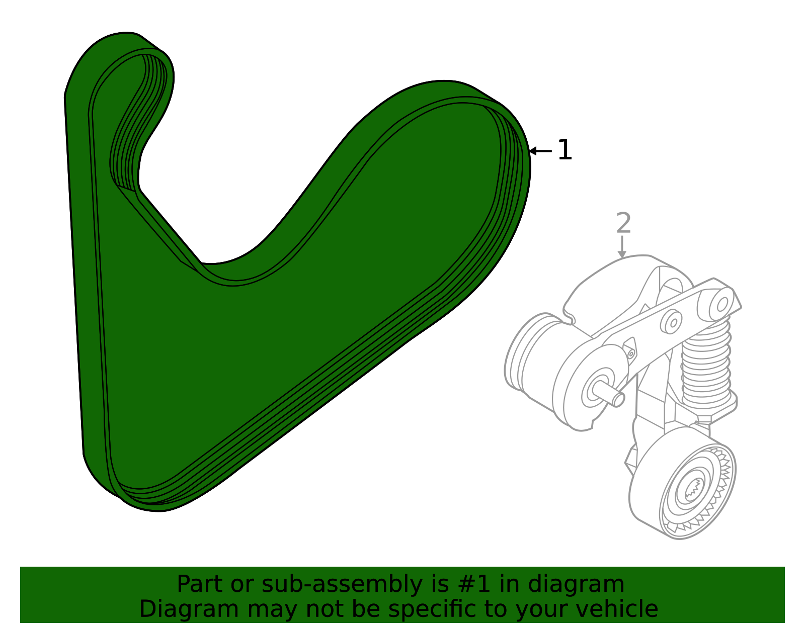 25212-2M000 - Serpentine Belt 2020-2025 Kia | Kia.Parts Store