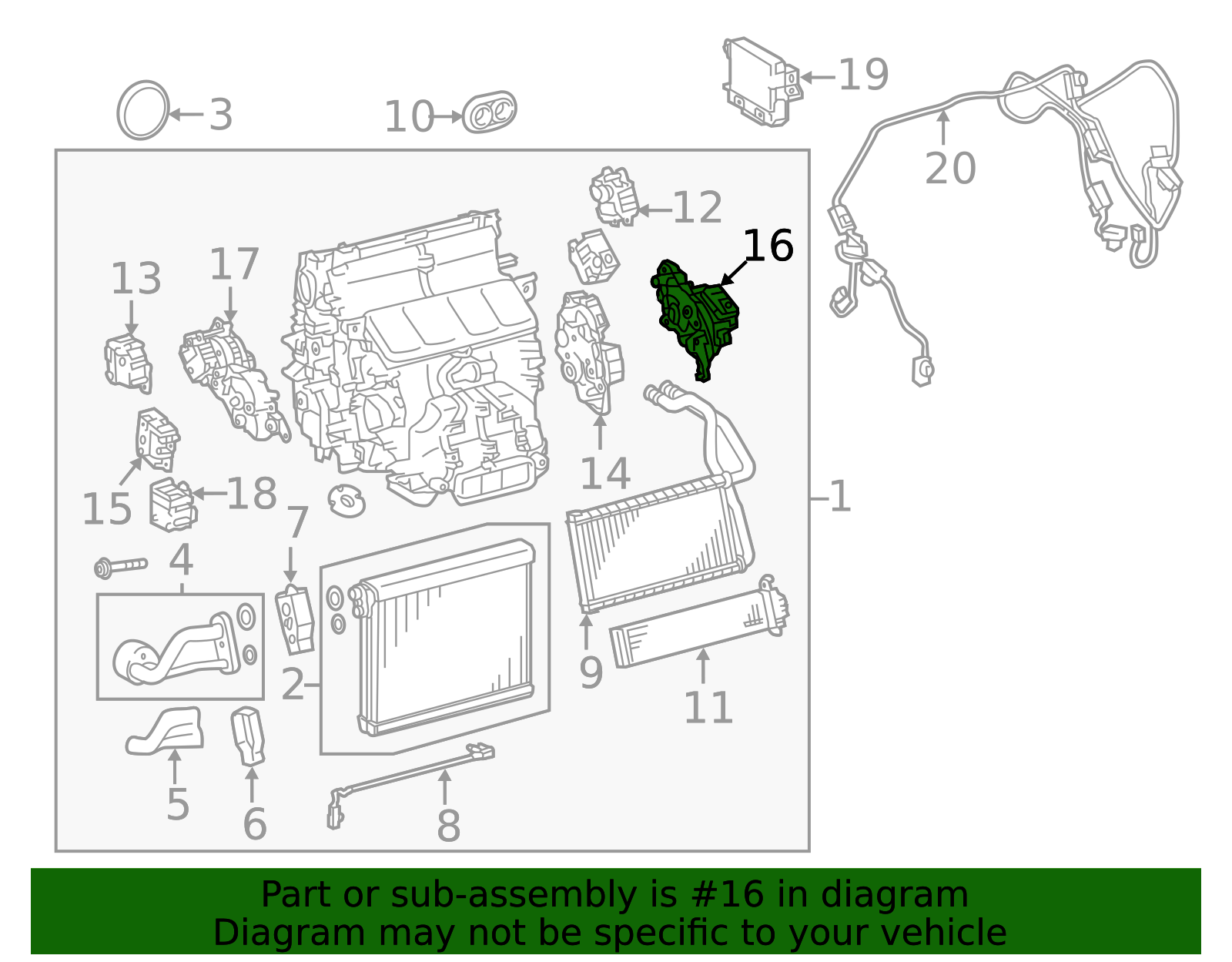 87106-30580 - High-Quality HVAC Blend Door Actuator for 2013-2020 Lexus ...