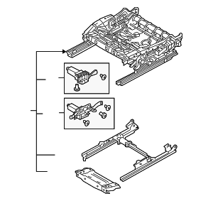 2019-2025 Audi Seat Frame 4K0-881-105-K | OEM Parts Online