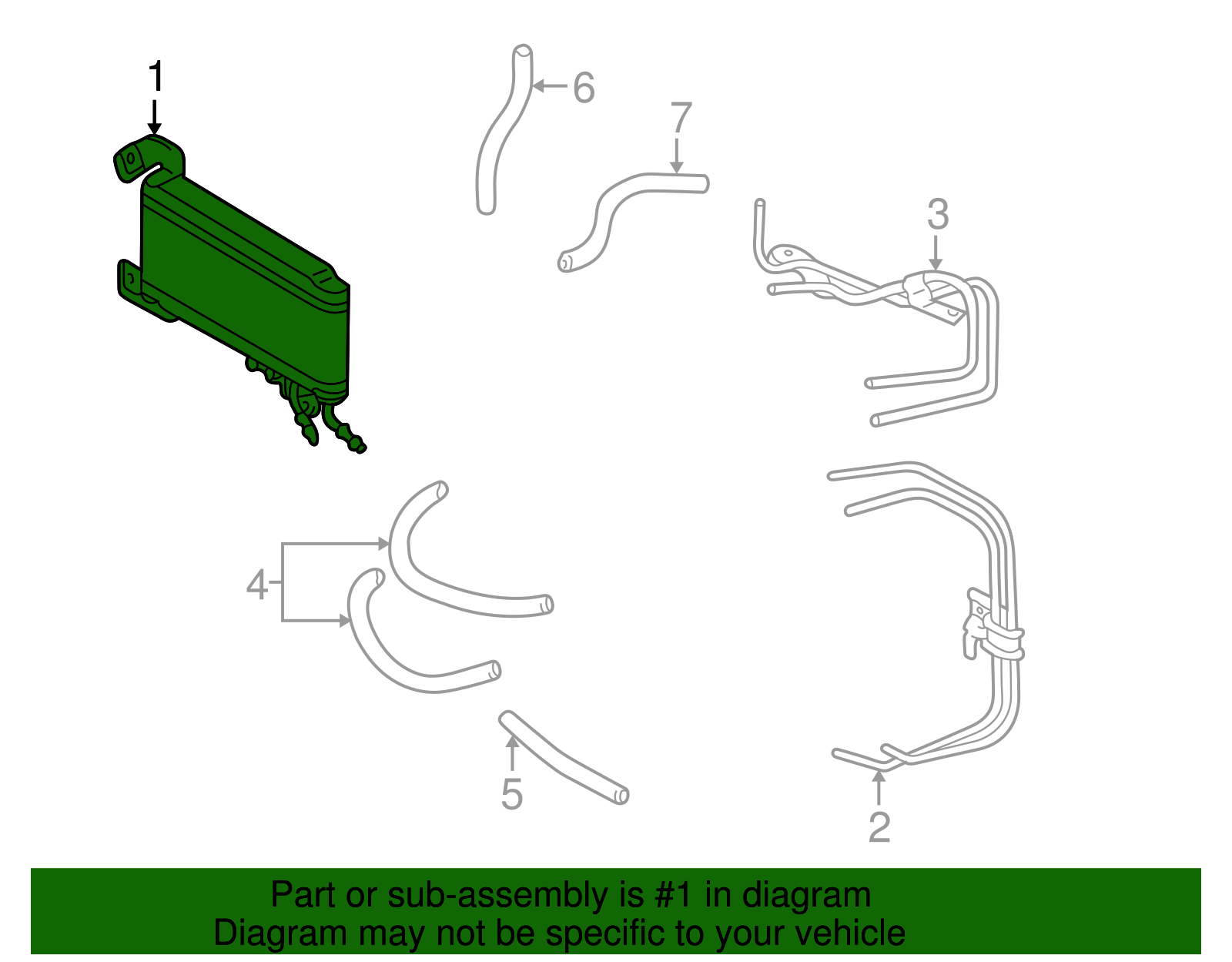 32910-33040 - Toyota Oil Cooler 1997-2003 Toyota | Performance Auto Parts