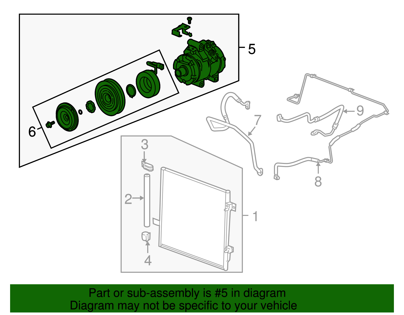Buy Genuine GM Auto Parts - Compressor (Part # 37183469) | GM Parts Store