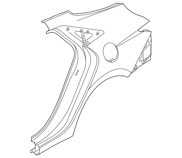 2022-2025 Hyundai Elantra N Quarter Panel 71503-IBC00 | OEM Parts Online