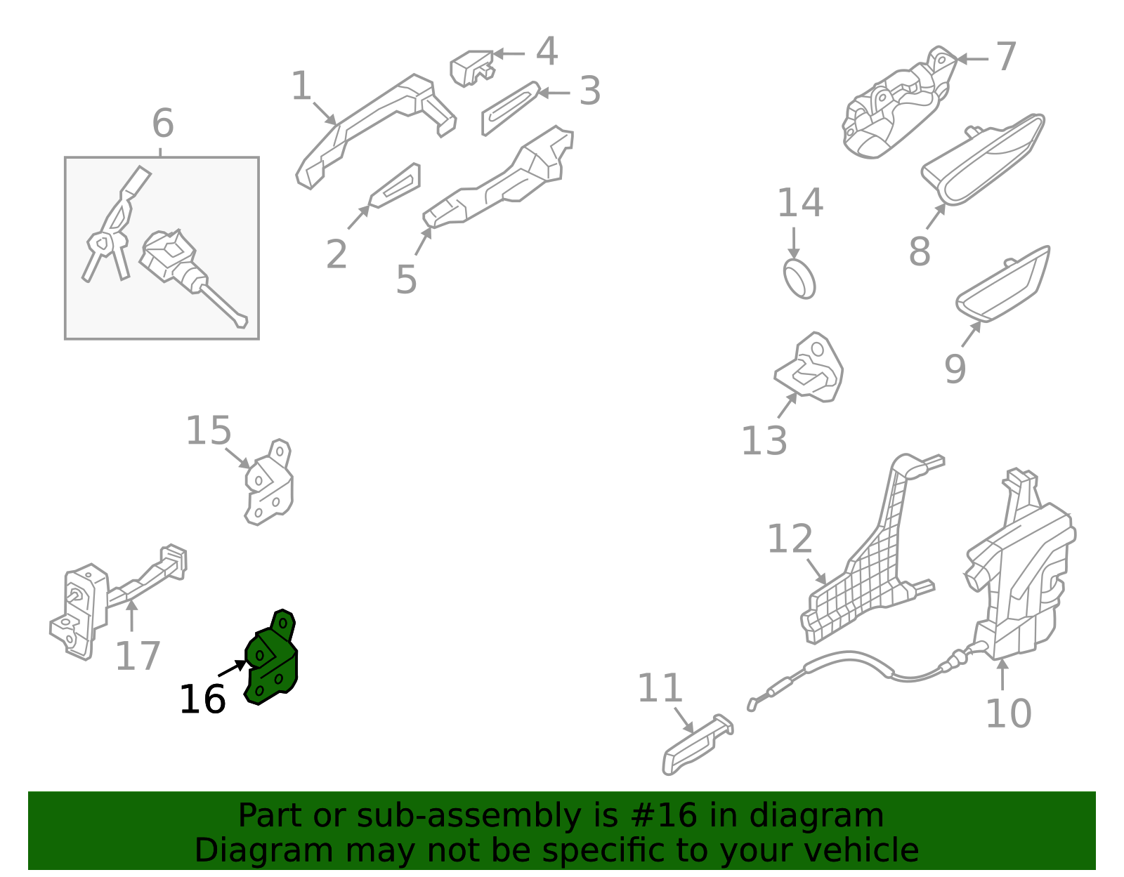 79315-1Y300 - 2018-2024 Hyundai - Lower Hinge | Conicelli Hyundai