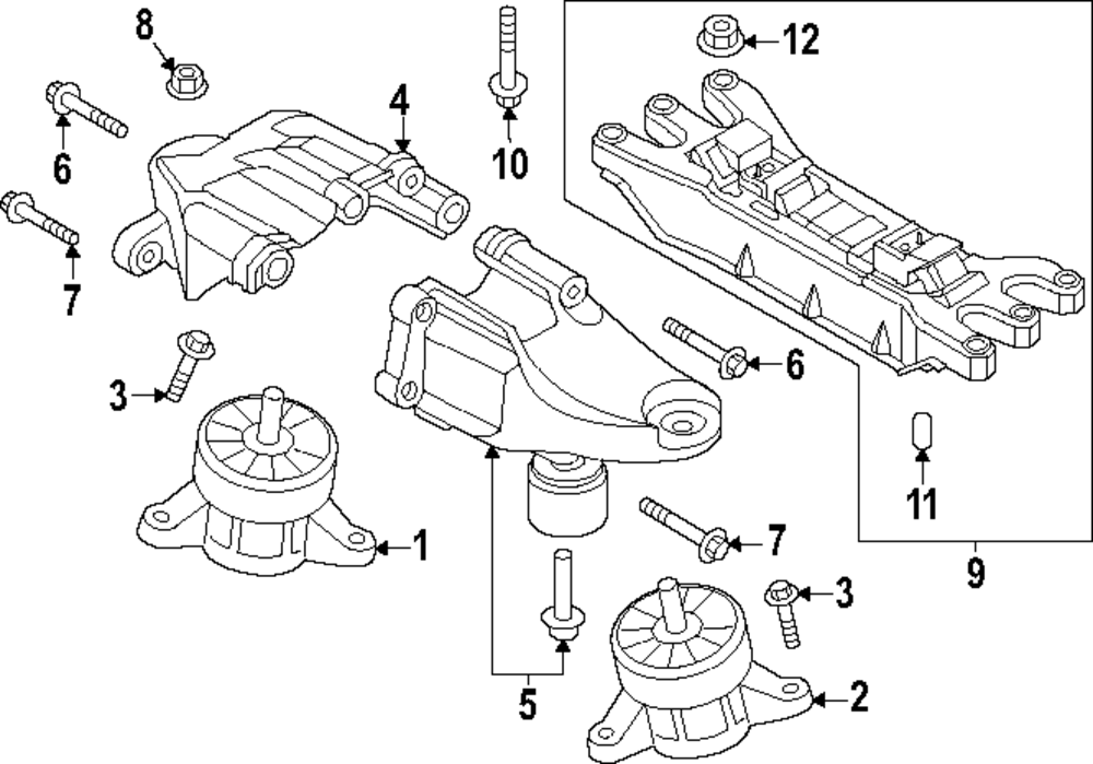 21840-T1210 - Side Mount 2021-2024 Genesis G80 | Hyundai Wholesale Direct