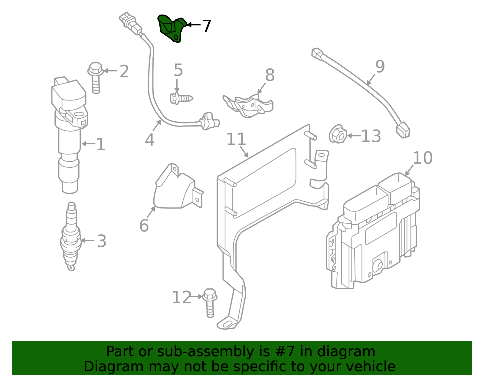 2016-2022 Kia Engine Camshaft Position Sensor 39350 2G000 | OEM Parts ...