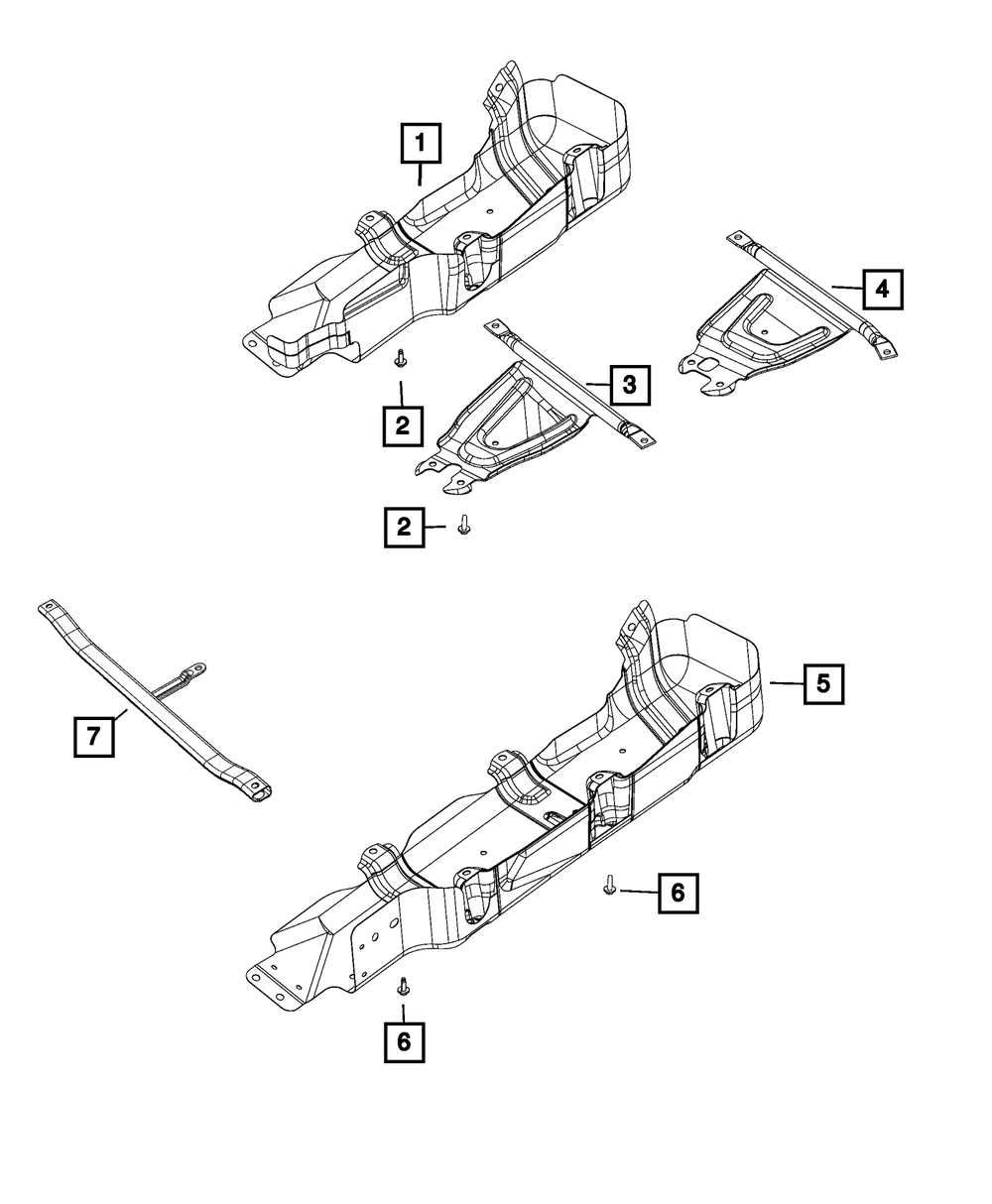 2007-2018 Jeep Transmission Skid Plate 68083042AA | Mopar Powertrain