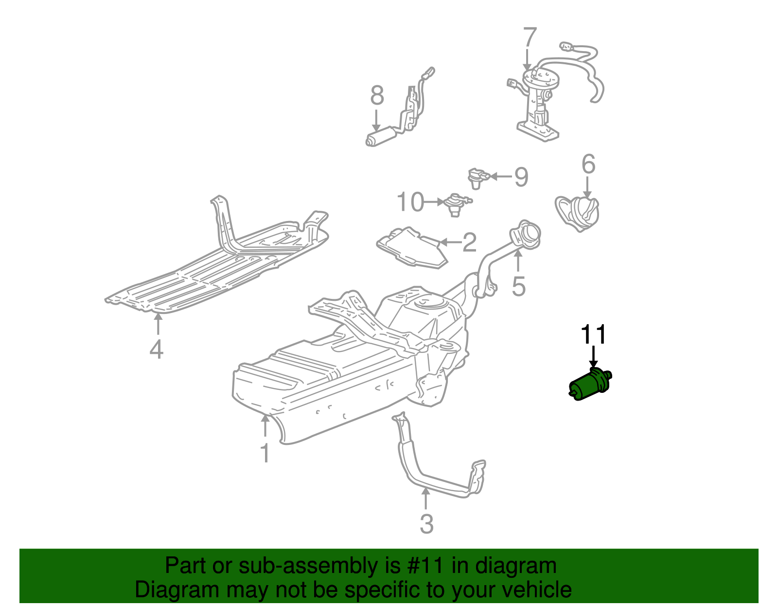 1999-2003 Ford Fuel Filter 1L2Z-9155-BA | Ford OEM Parts Outlet