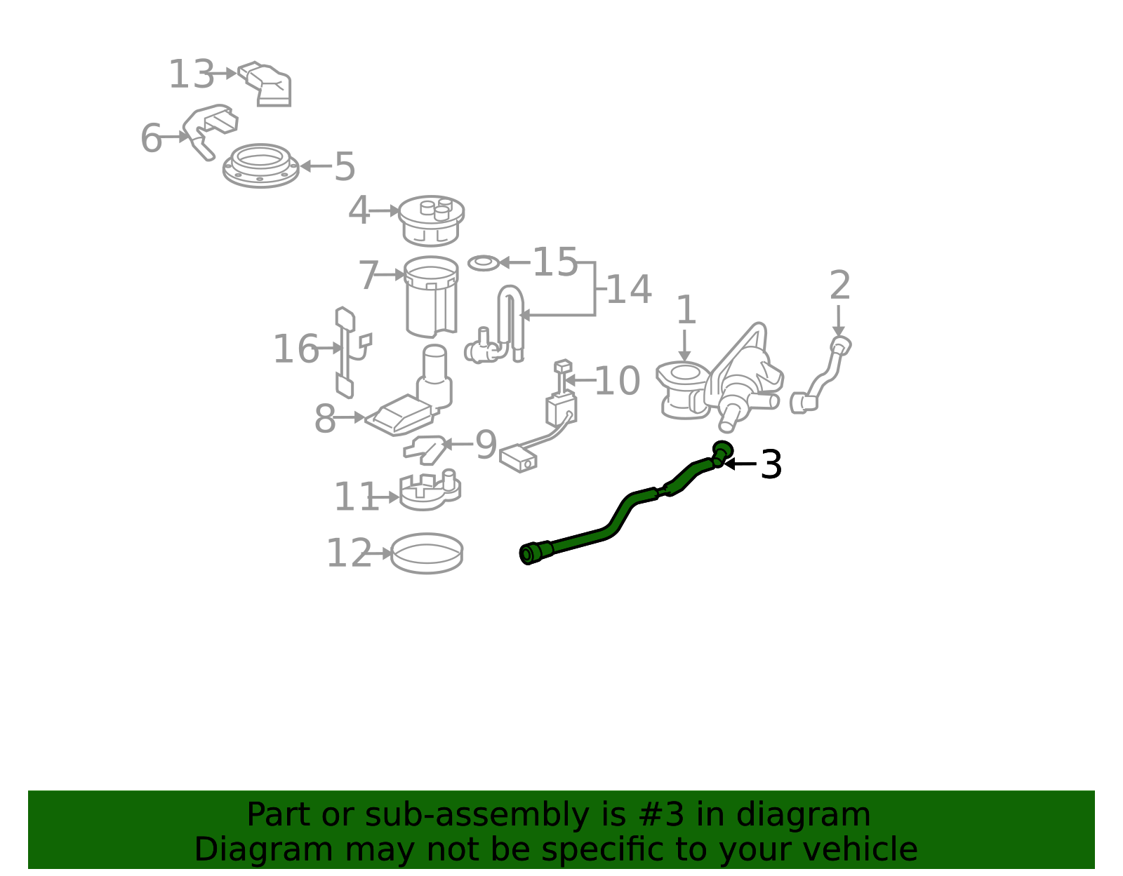 Genuine Official Toyota Vent Hose part# 77404-48090 for 2006-2007 ...