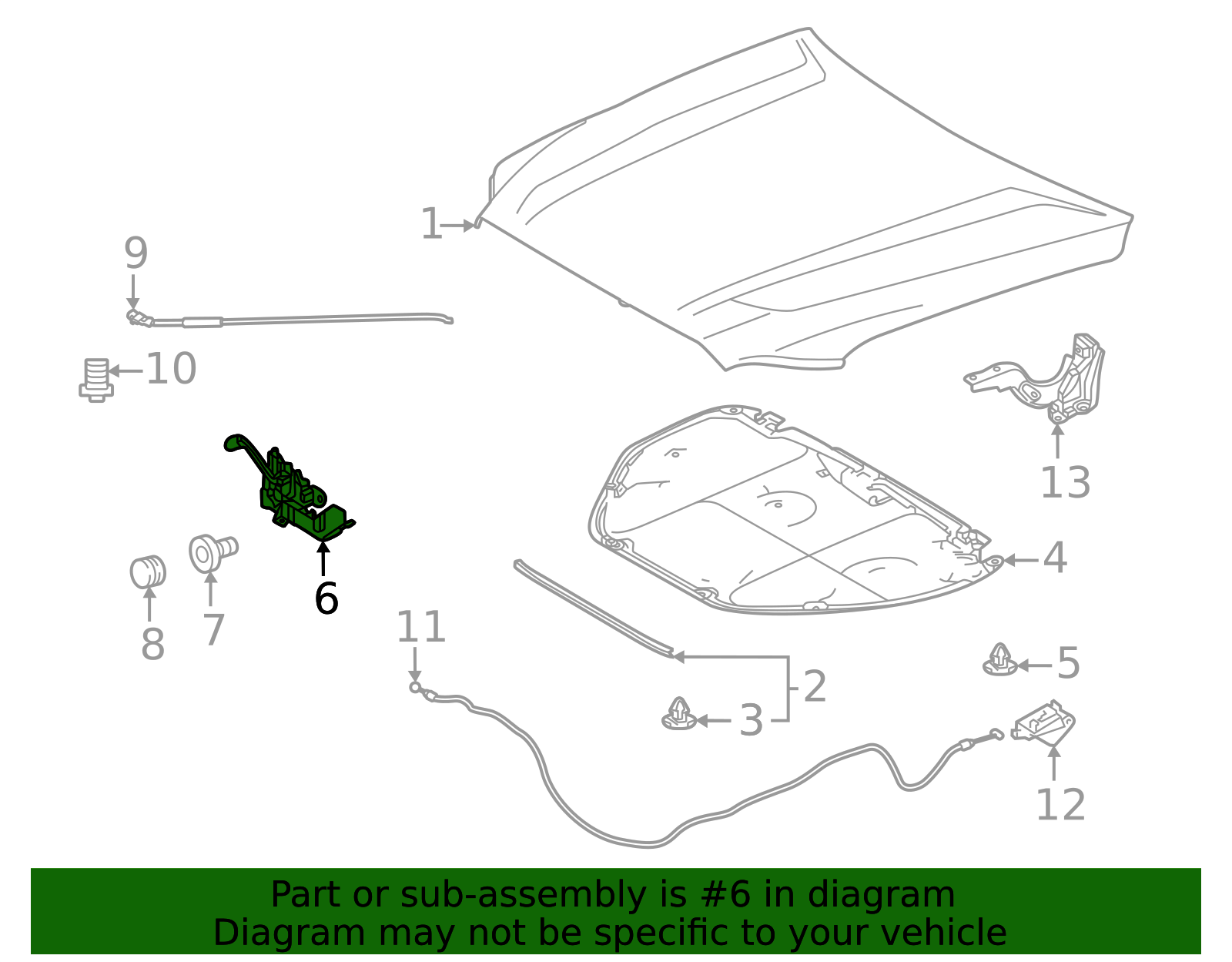 2025 Toyota 4Runner Lock Assembly 53510-35280 | Toyota Parts Center