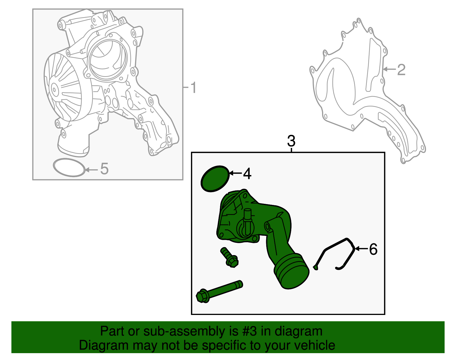 Genuine OEM Engine Coolant Thermostat Kit | 278-200-16-00 | Fits Select ...
