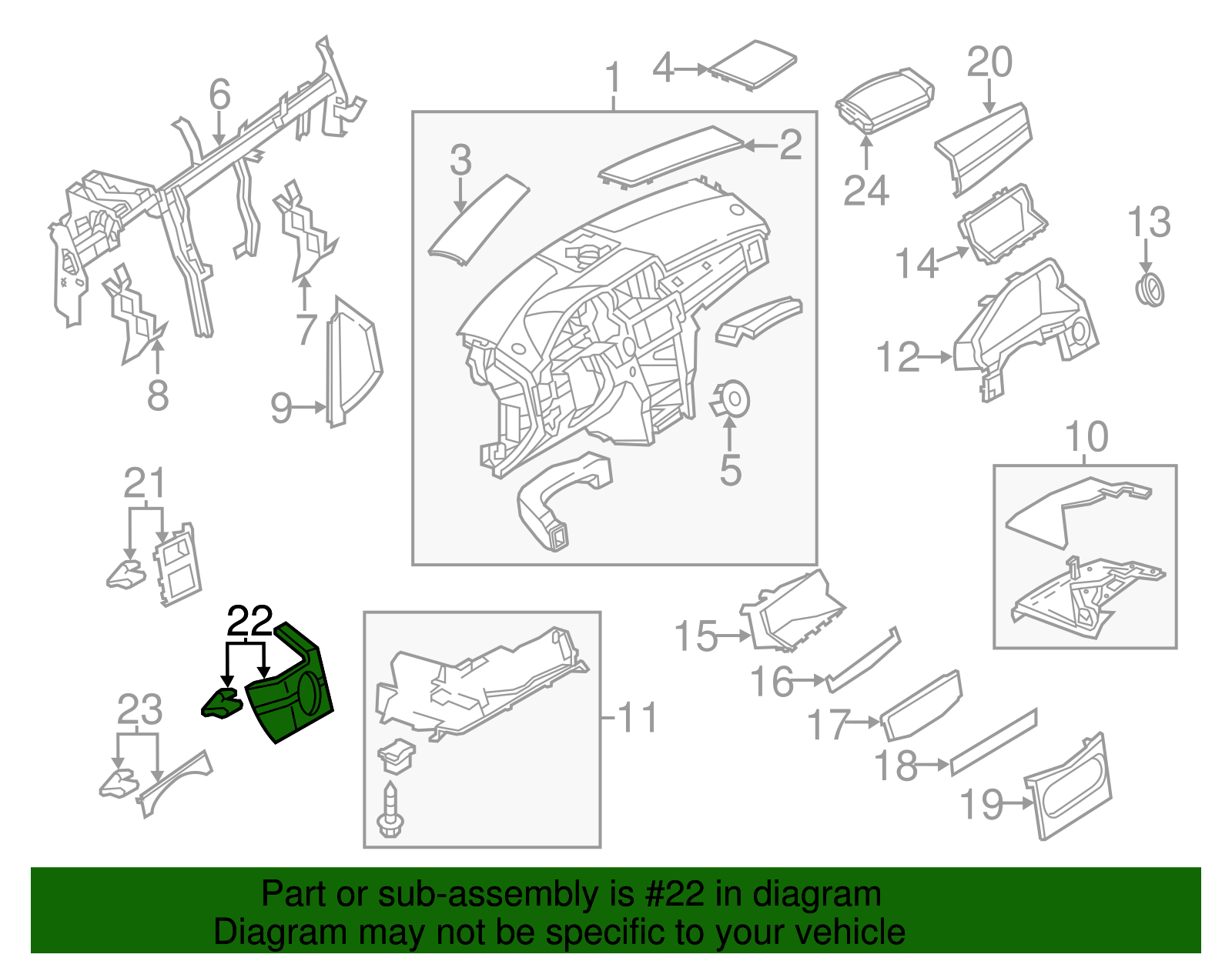 204-680-90-07 - Trim Molding 2010-2012 Mercedes-Benz GLK 350 | Mercedes ...