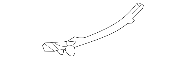 Genuine Toyota Side Seal part# 53867-08030 for 2021-2025 Toyota Sienna ...