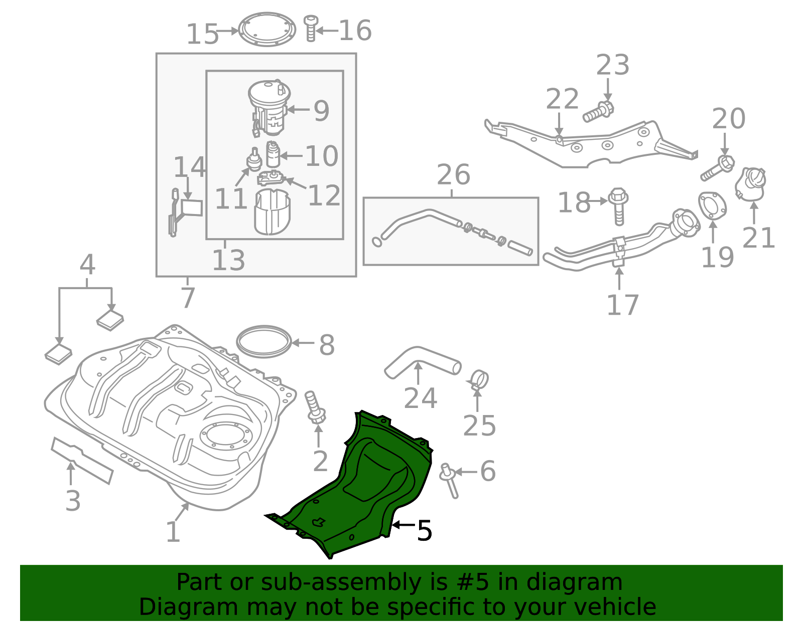 N243-42-740A - Tank Shield 2016-2025 Mazda MX-5 Miata | Florida Mazda Parts