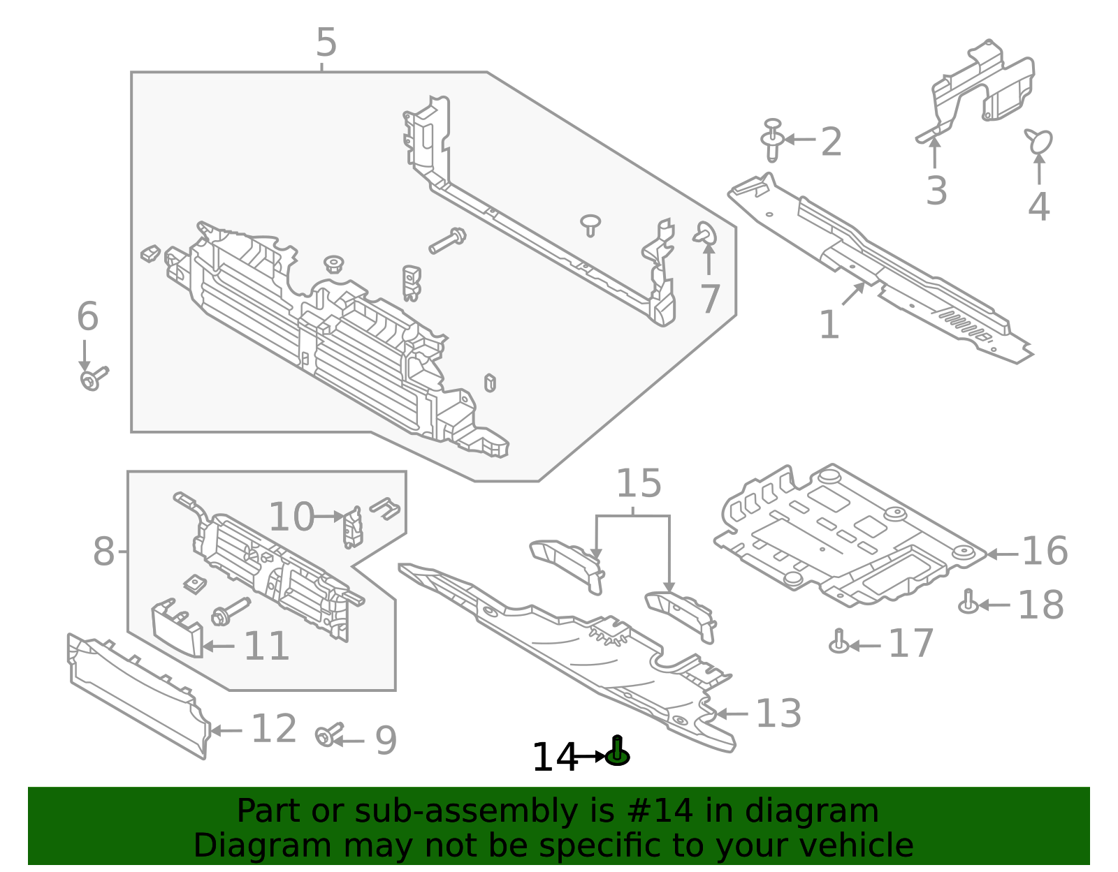 2021-2025 Ford Front Shield Bolt w717376s439b | TascaParts.com