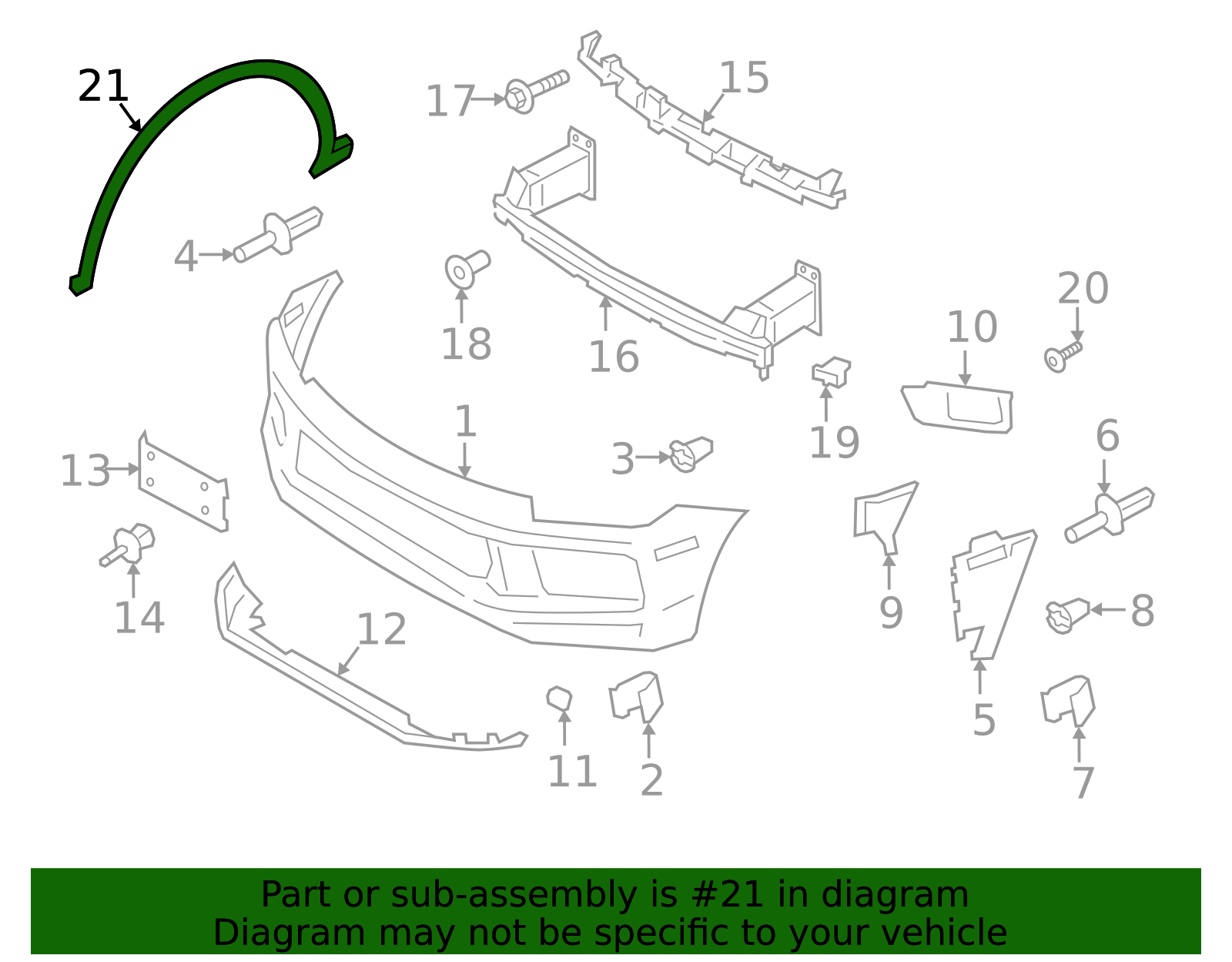 2019-2025 Porsche Cayenne Wheel Opening Molding 9Y0-853-818-D-G2X ...