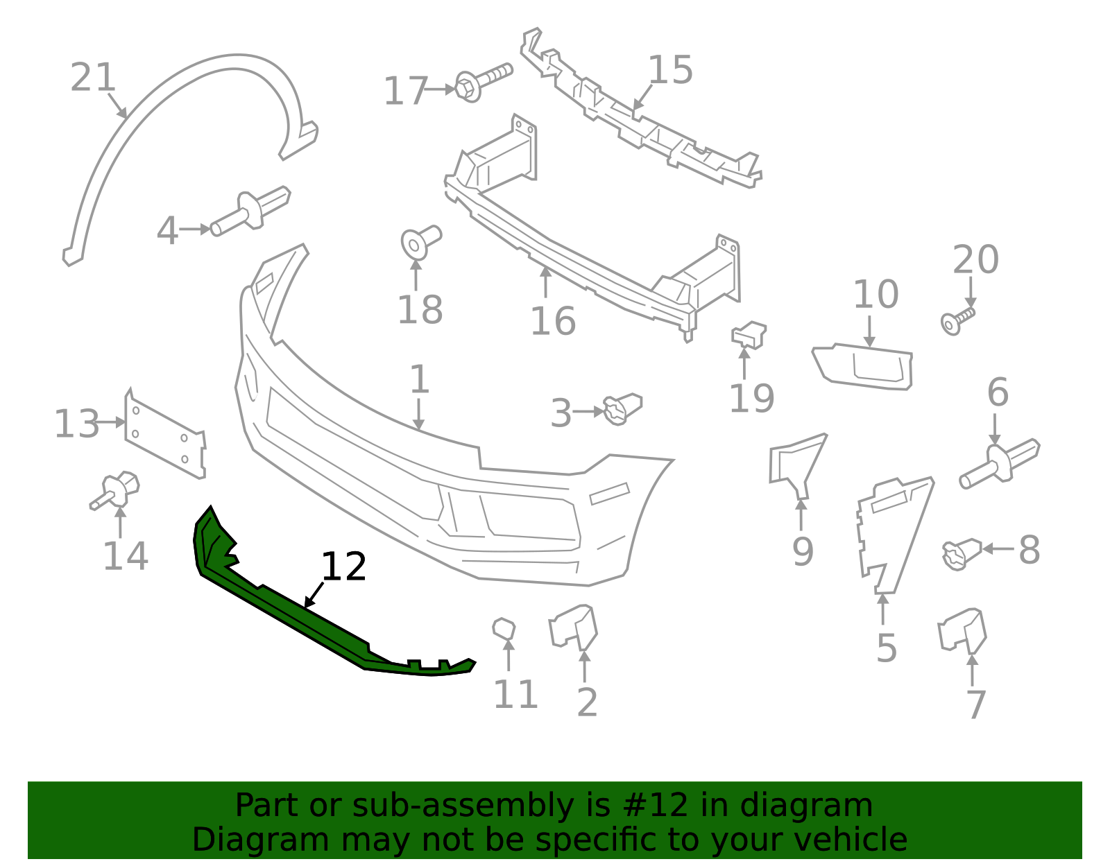2019-2023 Porsche Cayenne Spoiler 9Y0-807-061-K-G2X | OEM Parts Online