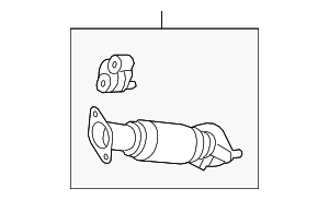 28610-A7300 - Exhaust Pipe 2013-2016 Kia Forte | Kia.Parts Store
