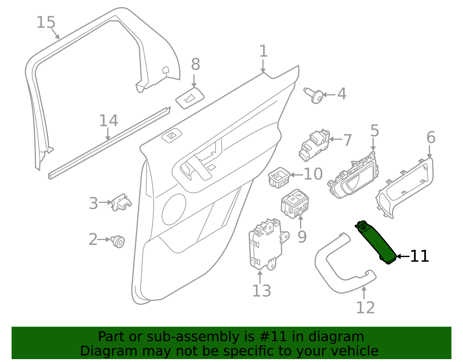 Genuine OEM Pull Handle Part# LR076151 Fits 2016-2019 Land Rover ...
