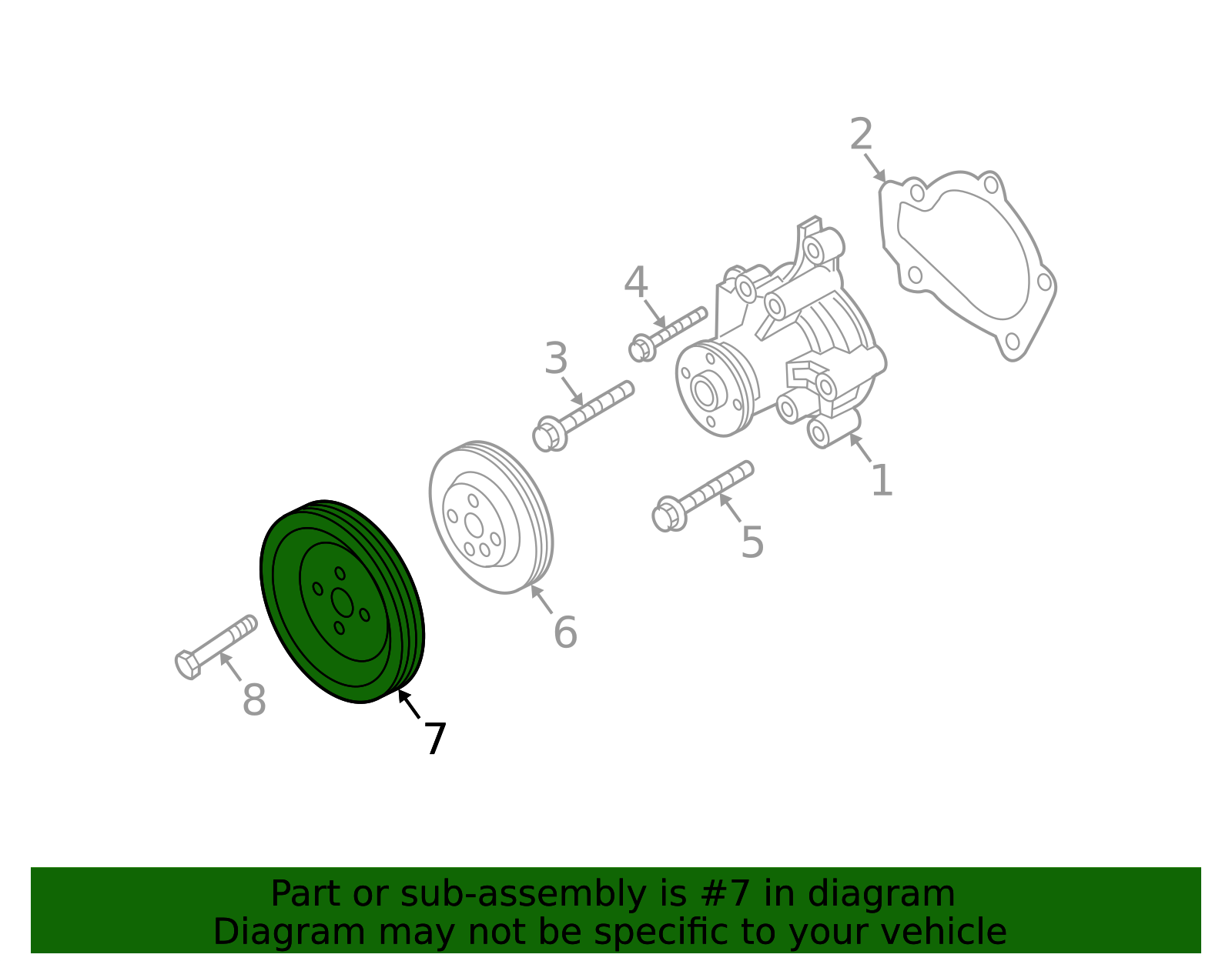 25221-23020 - Outer Pulley 2004-2011 Kia | Kia.Parts Store