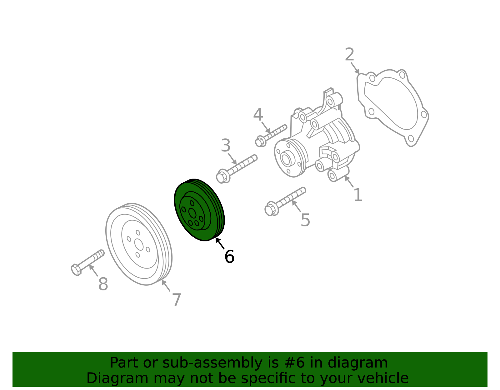 25226-23501 - Inner Pulley 2004-2011 Kia | Kia.Parts Store