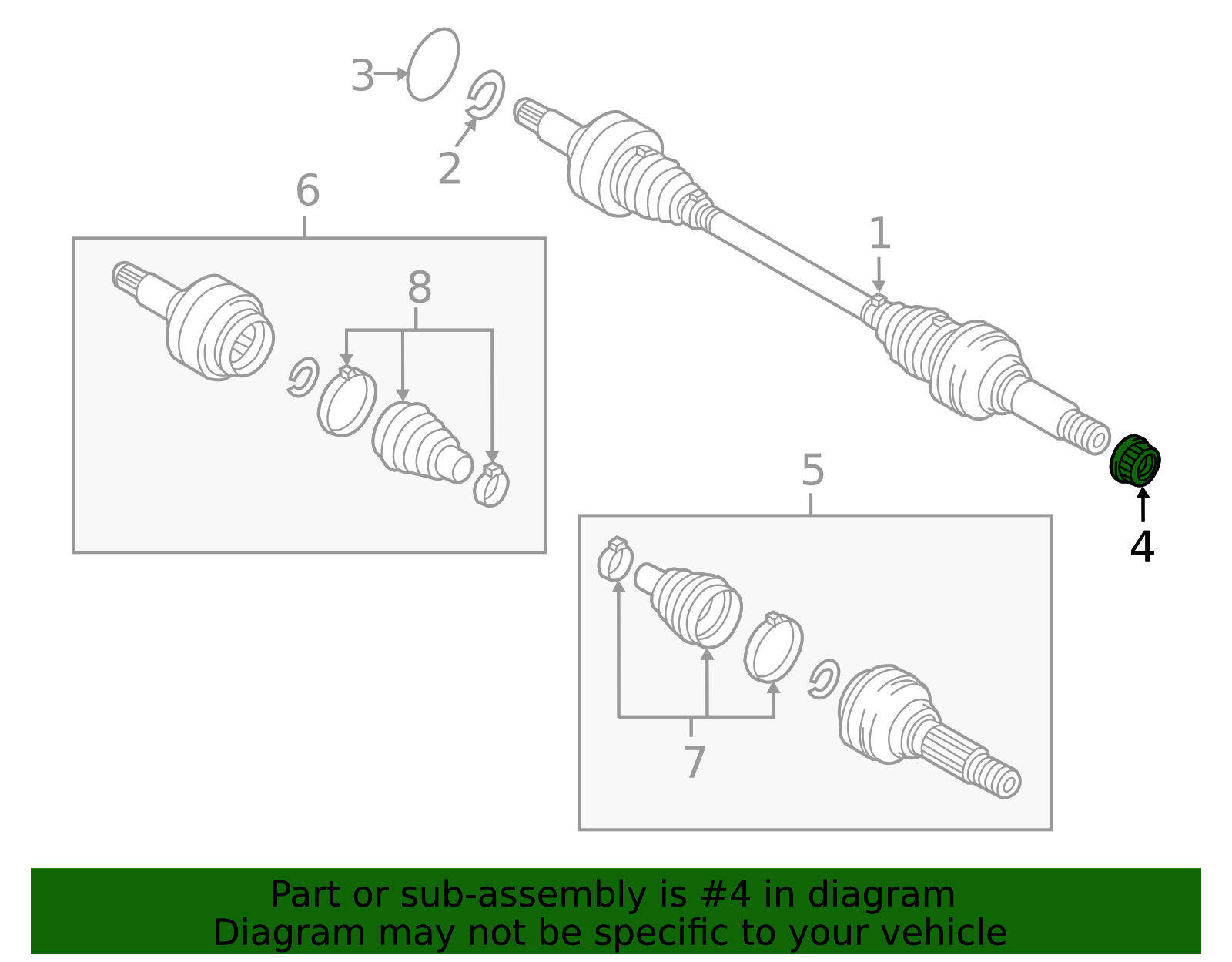 2007-2015 Audi Axle Nut WHT-006-779 | OEM Parts Online