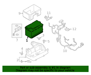 BAGM-49H8 - Motorcraft Battery 2018-2025 Ford | Ford Parts Overstock