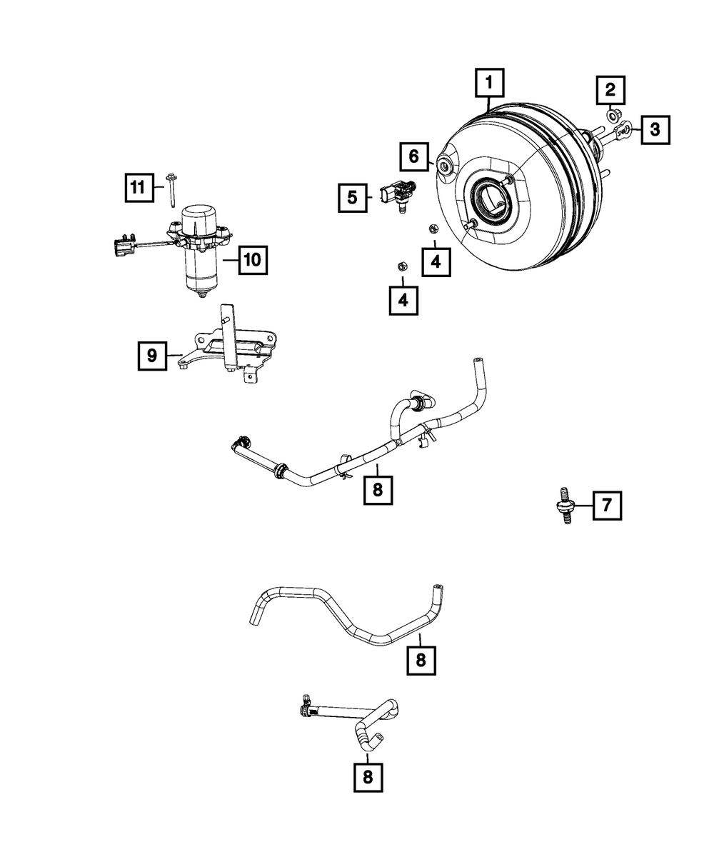 2019-2024 Ram Vacuum Pump 68588961AA | Mopar.com National eStore