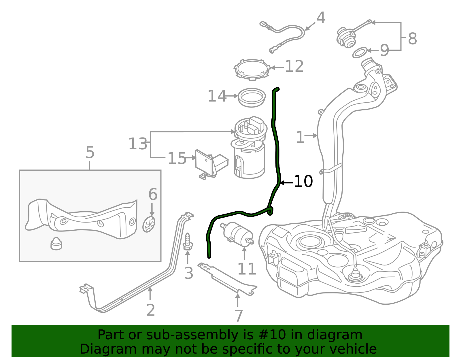 5C0-201-931-L - Vent Tube 2012-2017 Volkswagen Beetle | Wolfsburg Parts ...