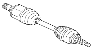 3815A140 - Cv Axle Assembly 2007-2013 Mitsubishi Outlander | Mitsubishi ...