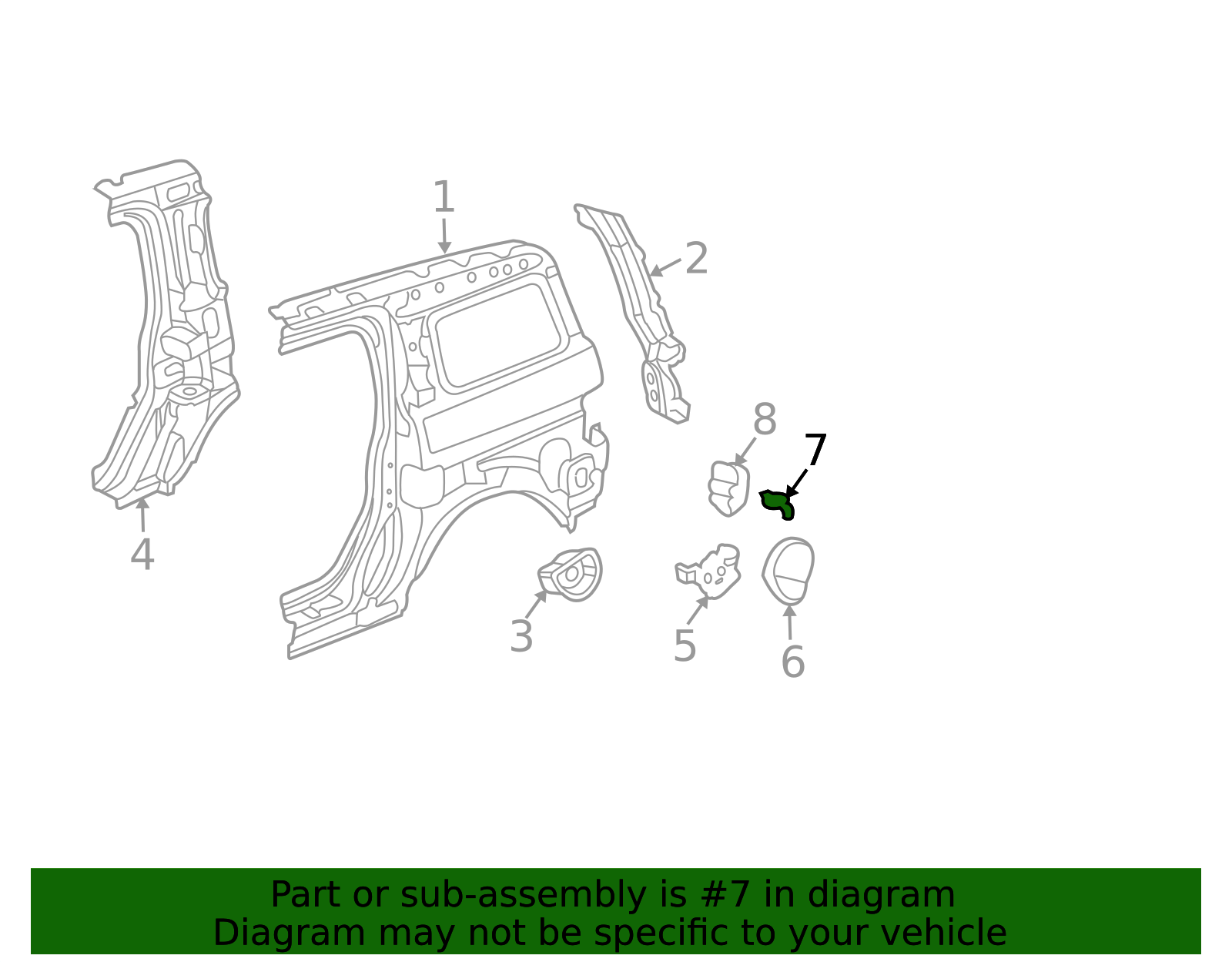 74494-SCV-A00 - Fuel Door Spring 2003-2011 Honda Element | Honda Parts ...