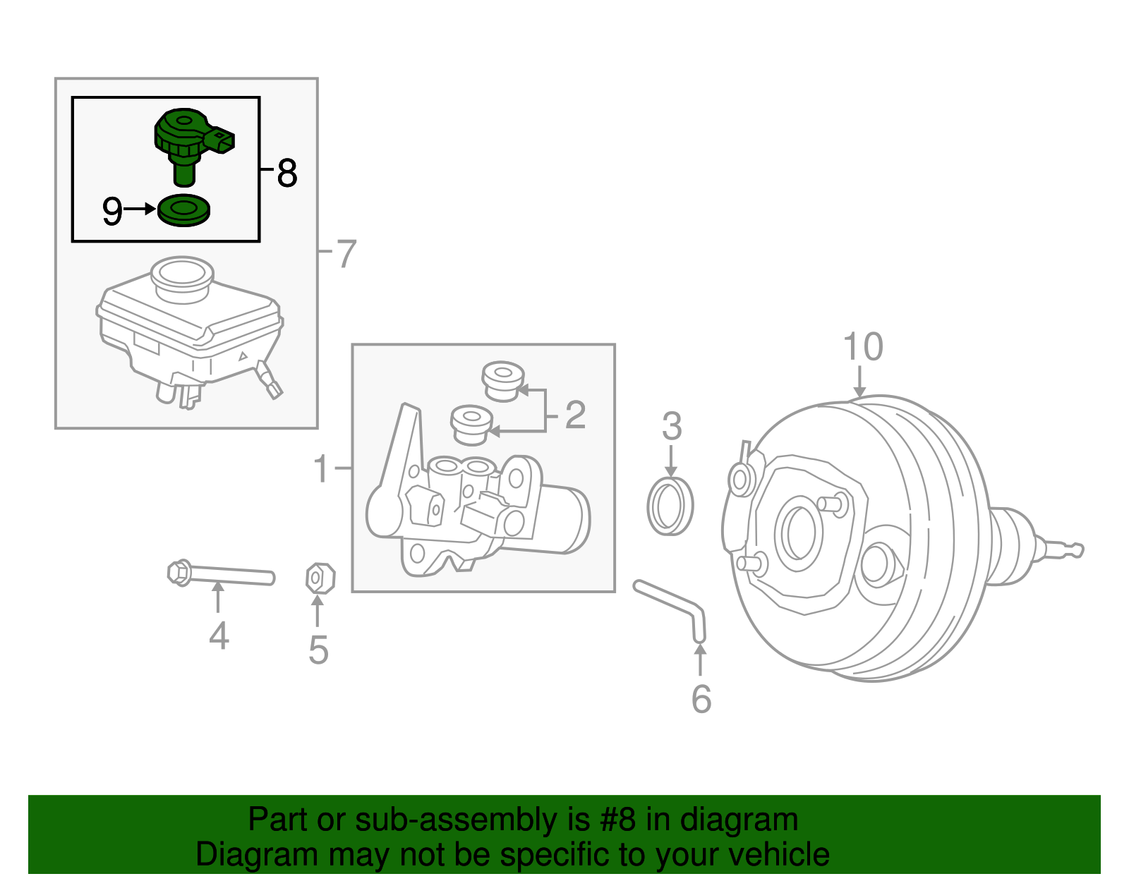 8K0-611-357 - Reservoir Cap 2008-2018 Audi | Audi OEM Parts Guy