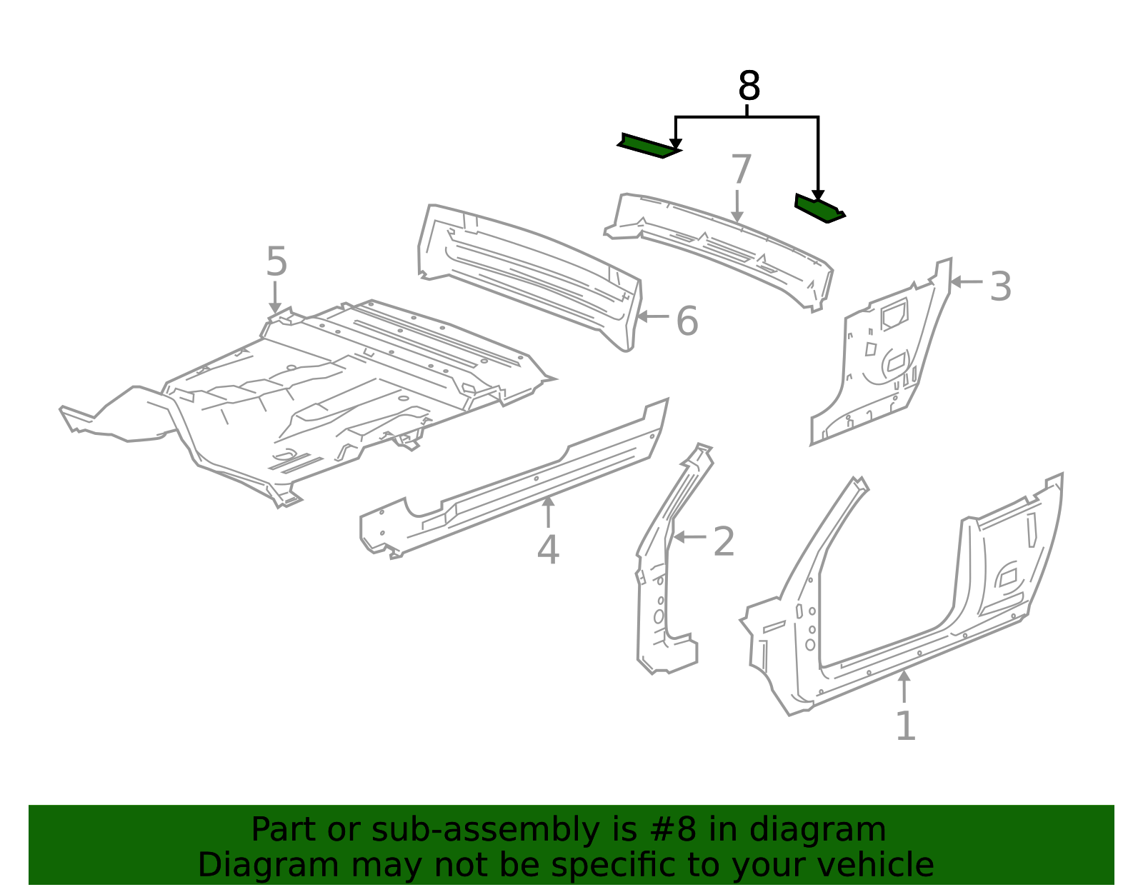 2003-2006 Chevrolet SSR Closure Panel 88979907 | Capital Chevy Parts
