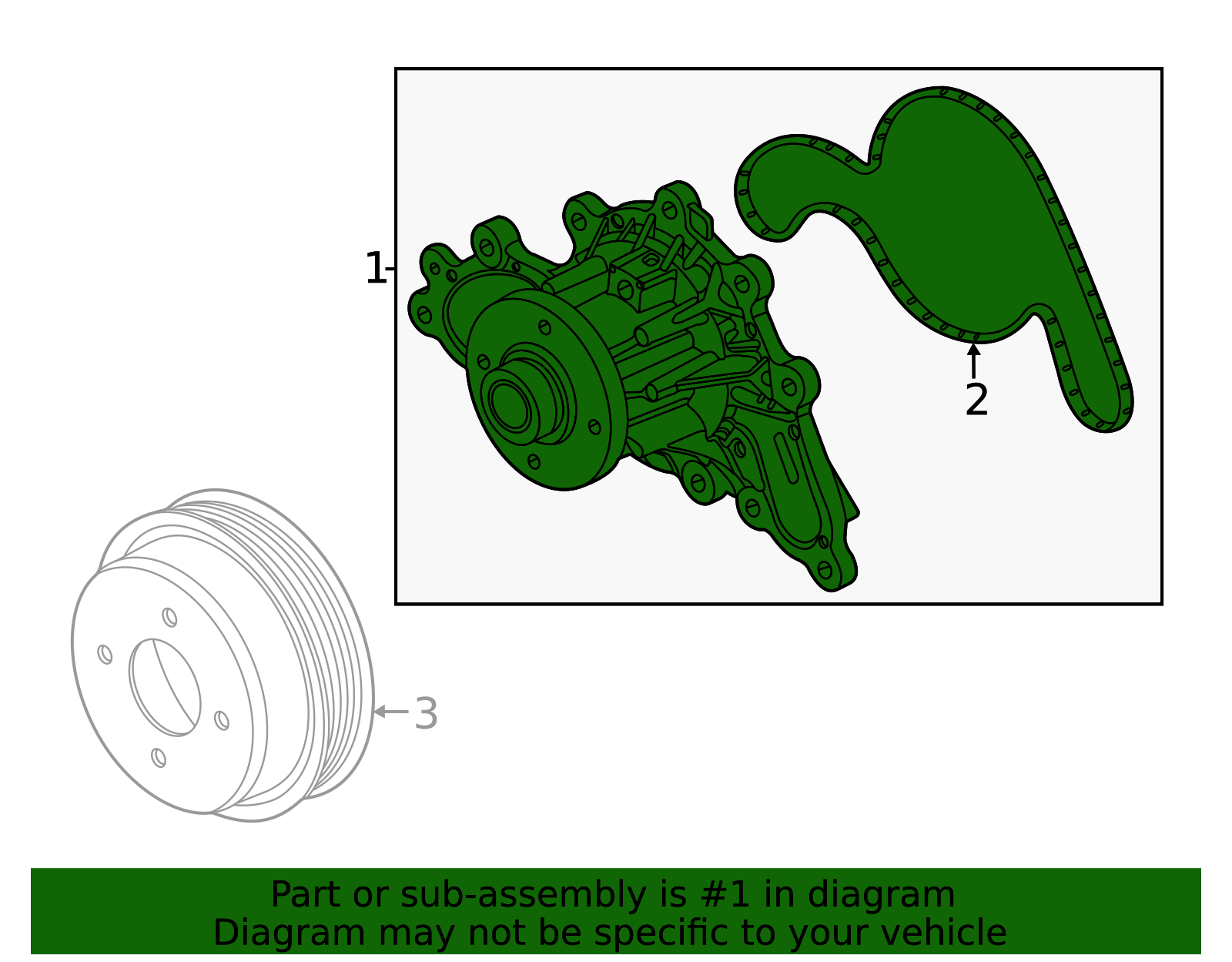 2023-2025 Ford Engine Water Pump PC3Z-8501-A | Ford OEM Parts Outlet