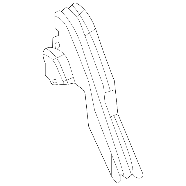 Genuine Toyota Upper Seal part# 53153-62010 for 2016-2020 Toyota Mirai ...