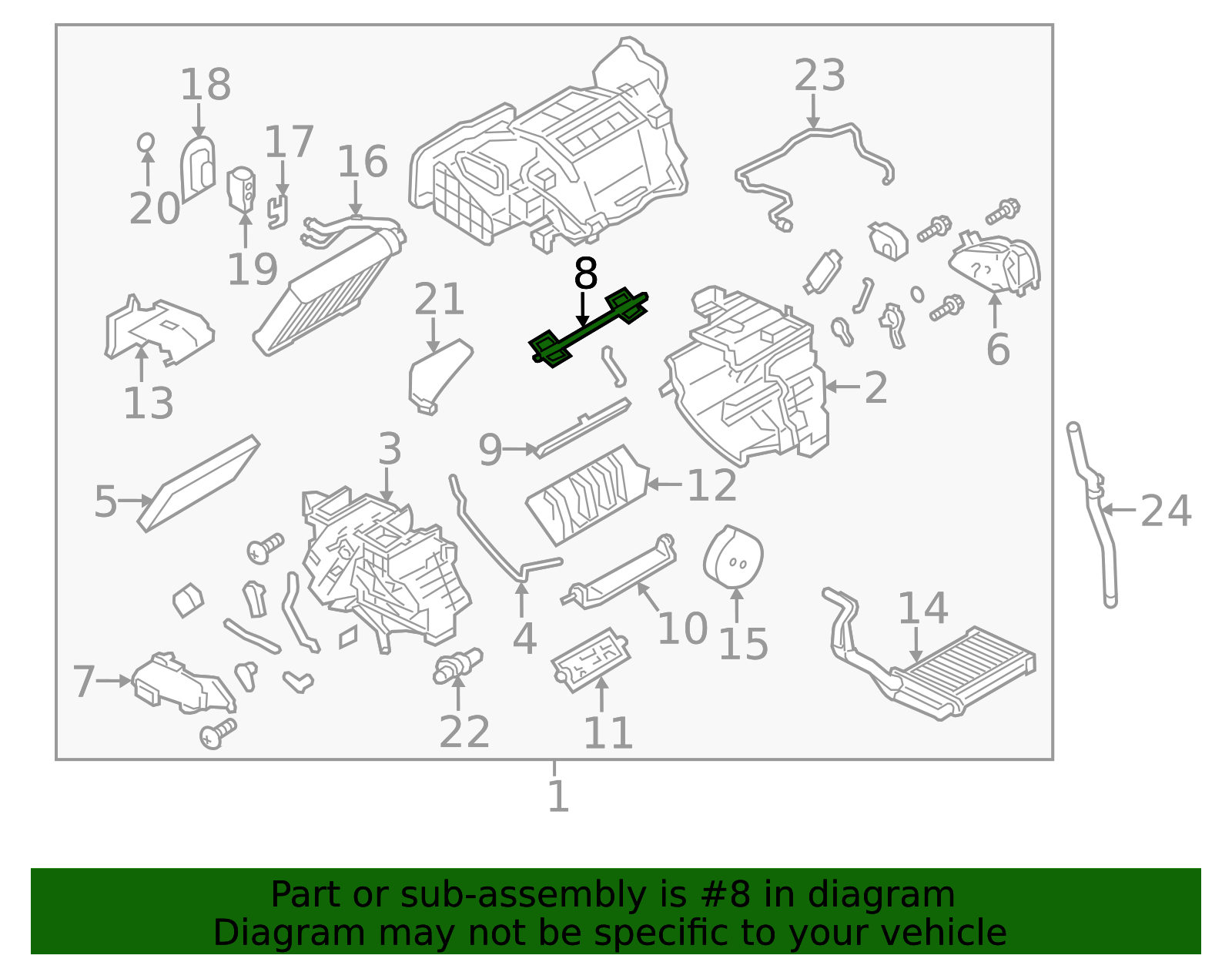 27181-4DA0A - HVAC Re-Circulation Door Official Nissan Parts Store
