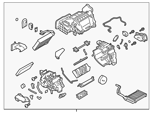 27210-4DB0B - 2013-2016 Nissan LEAF - AC & Heater Assembly | Anicra ...