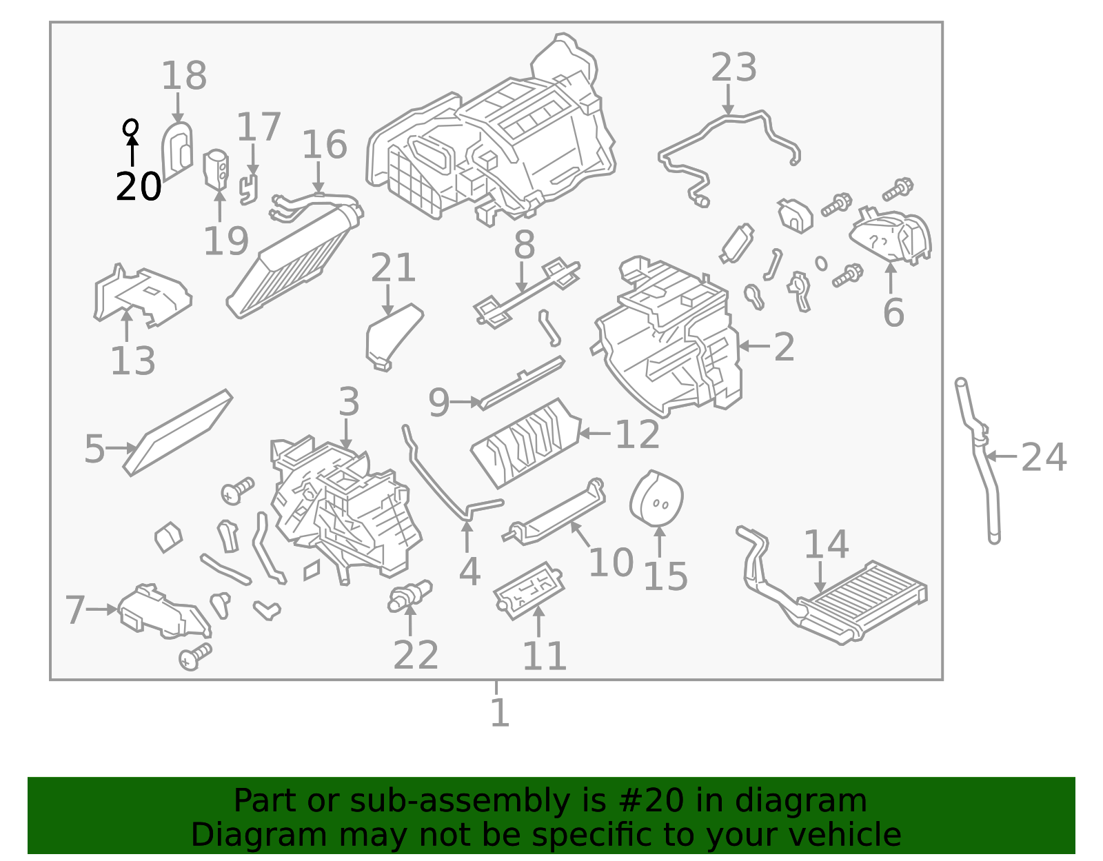 2011-2017 Nissan LEAF Expansion Valve O-Ring 92477-AX005 | TascaParts.com