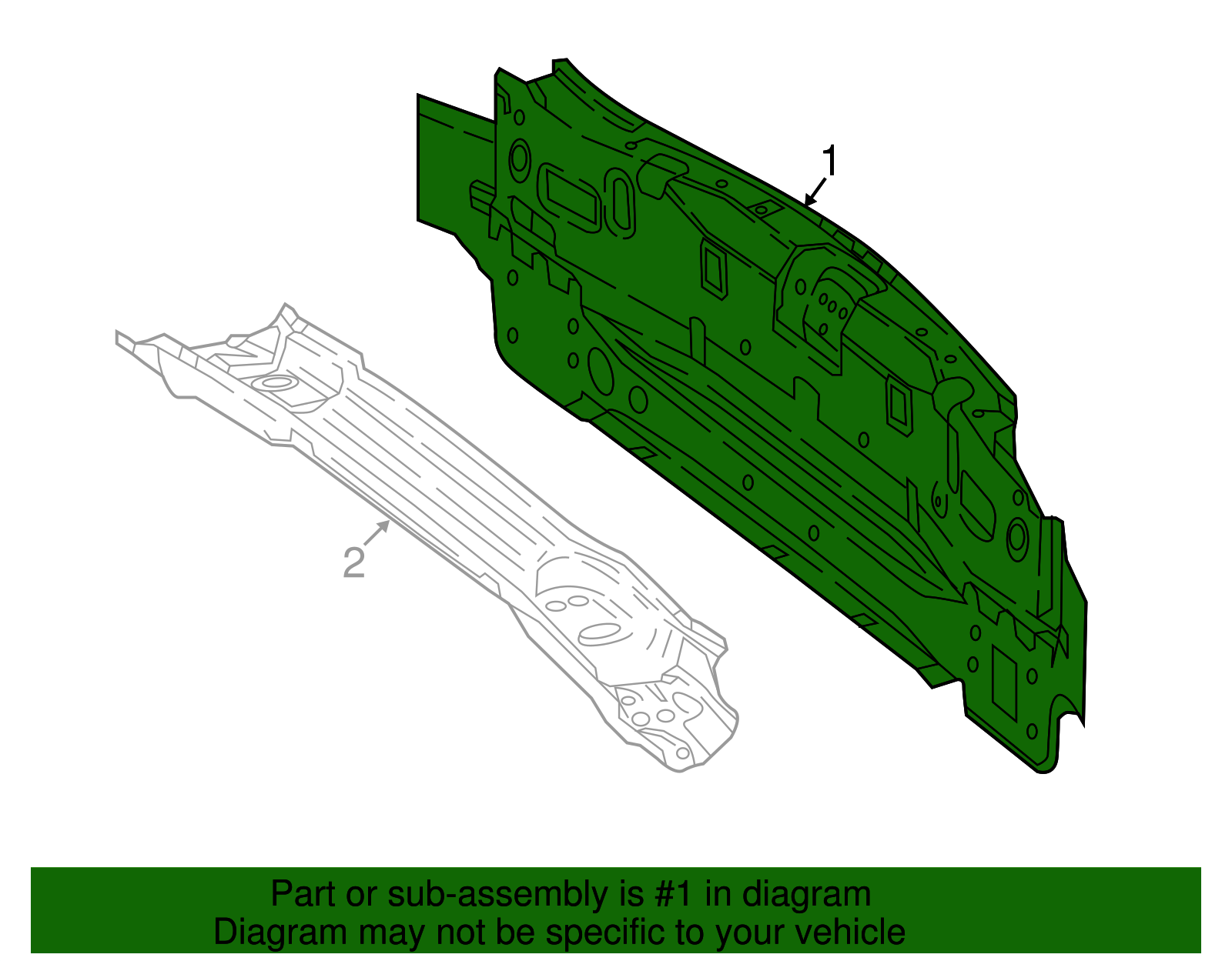 Genuine OEM Rear Body Panel | 206-640-23-00 | Fits Select 2022-2025 ...