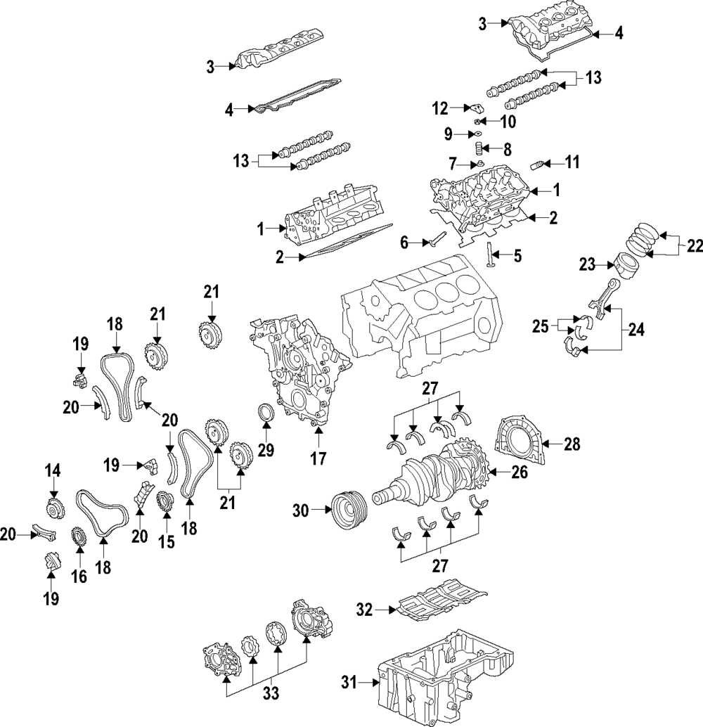 12685069 - High-Quality Engine Crankshaft Oil Deflector for 2018-2024 ...