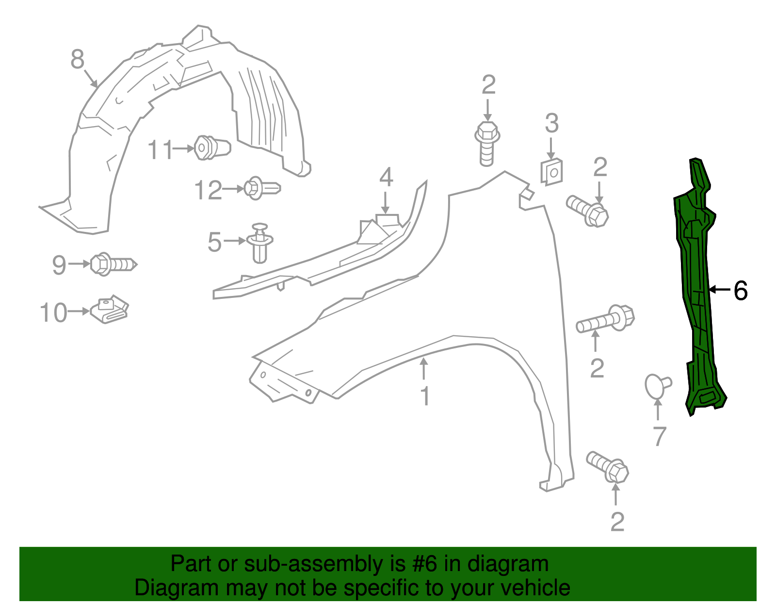 53883-0E060 - Rear Seal - 2016-2021 Lexus | My L Parts