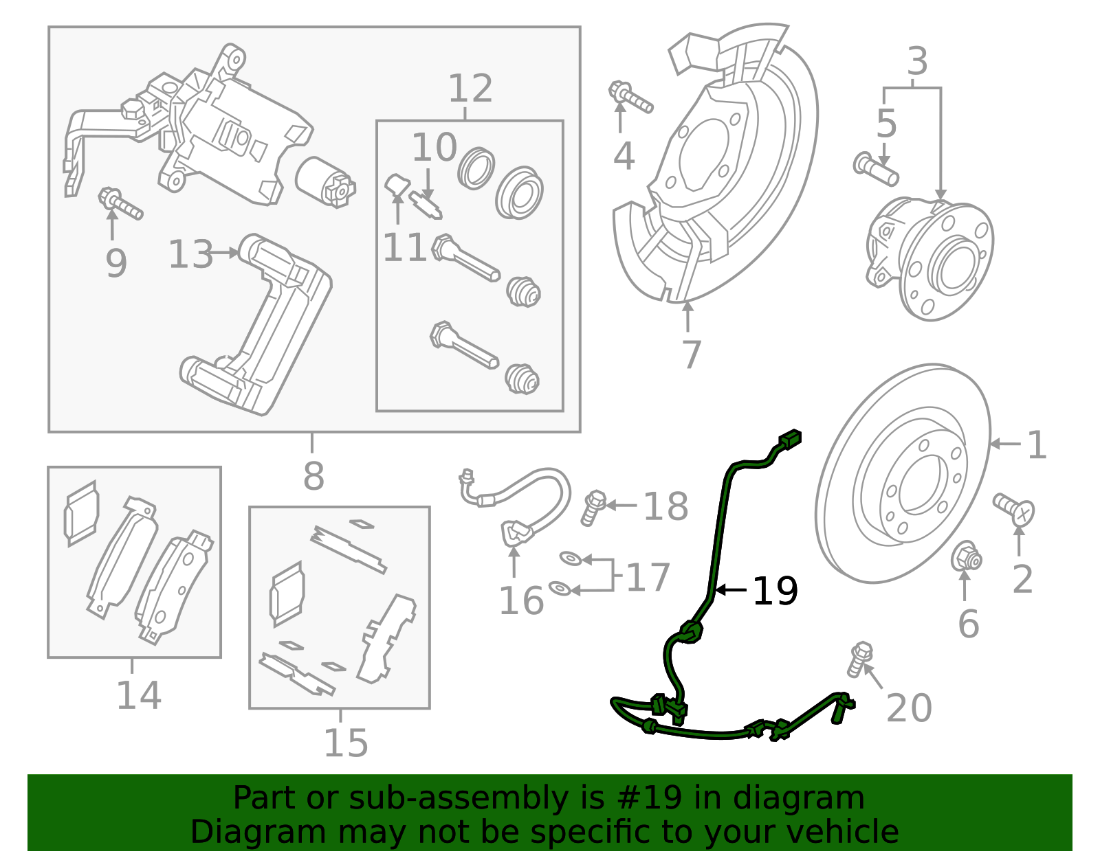 D10H-43-72YB - Rear Speed Sensor 2016-2018 Mazda CX-3 | MazdaParts.US Store