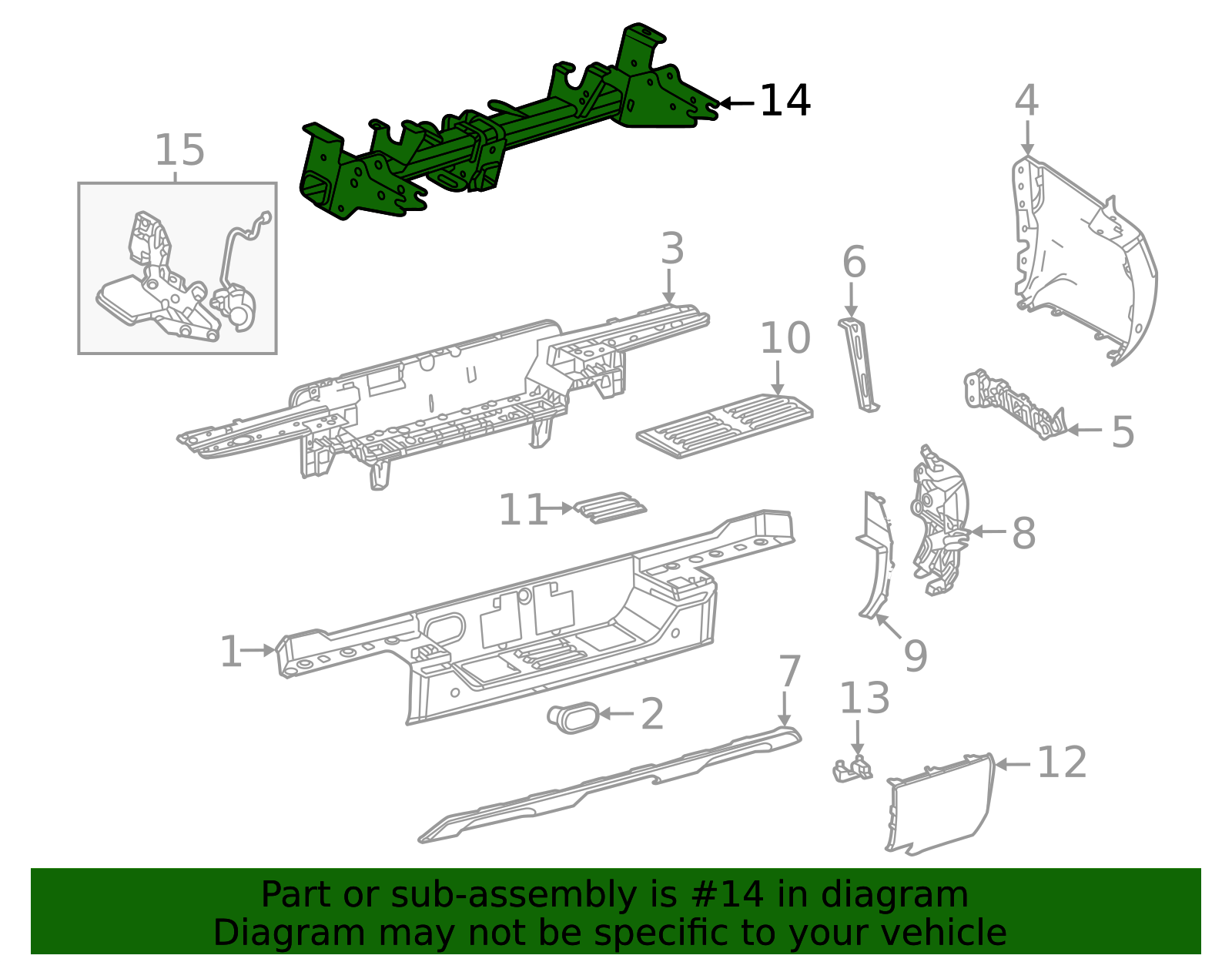 2022-2025 Toyota Tundra 2022-2024 Toyota Tundra - Reinforce Bar 51908 ...