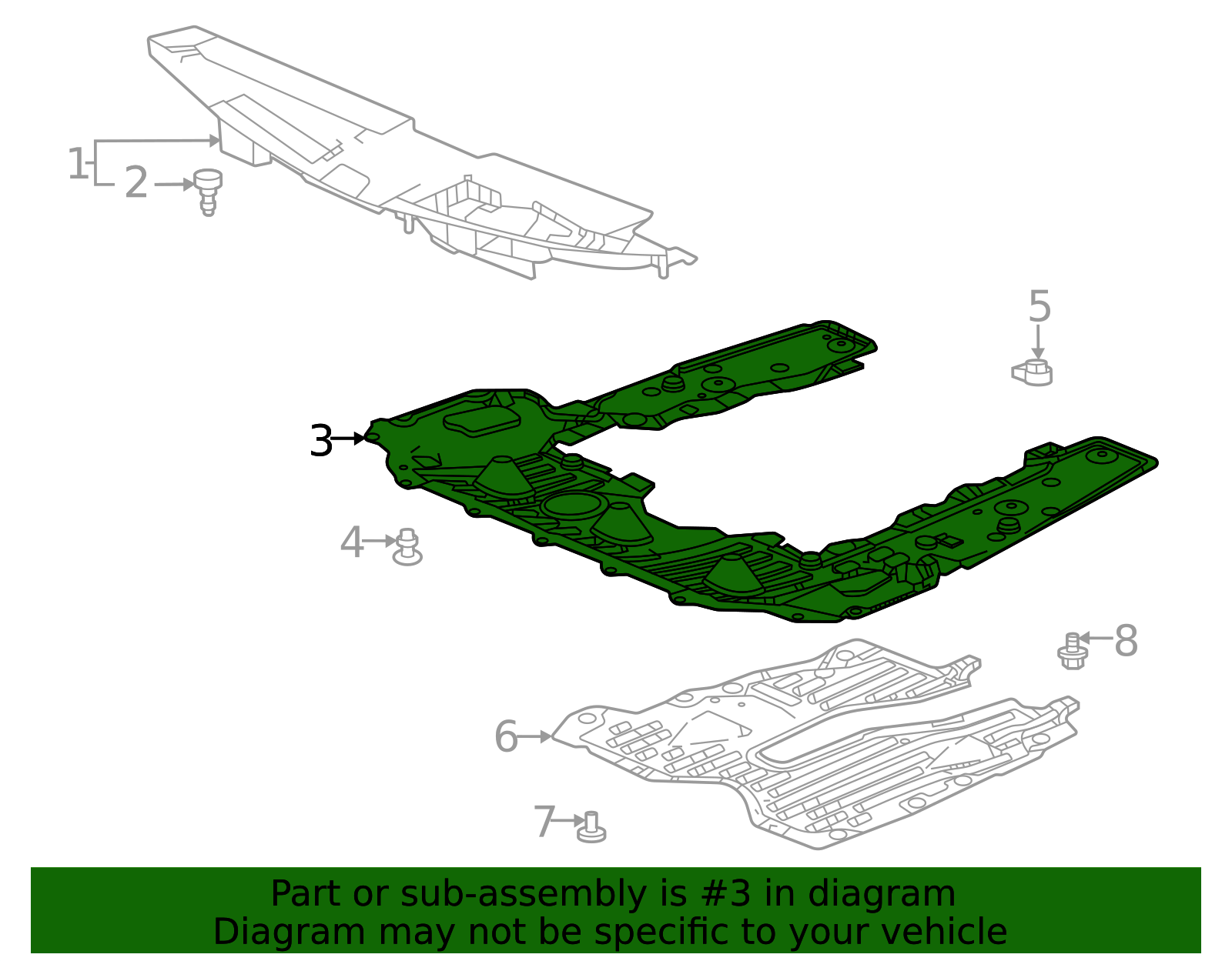 2021-2025 Acura TLX Under Cover 74111-TGV-A00 | OEM Parts Online