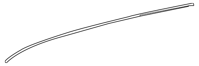 Genuine Toyota Drip Molding part# 75551-08041 for 2021-2024 Toyota ...